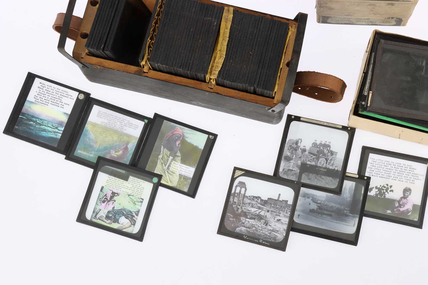 Lot 669 - A Mixed Selection of Magic Lantern Slides,