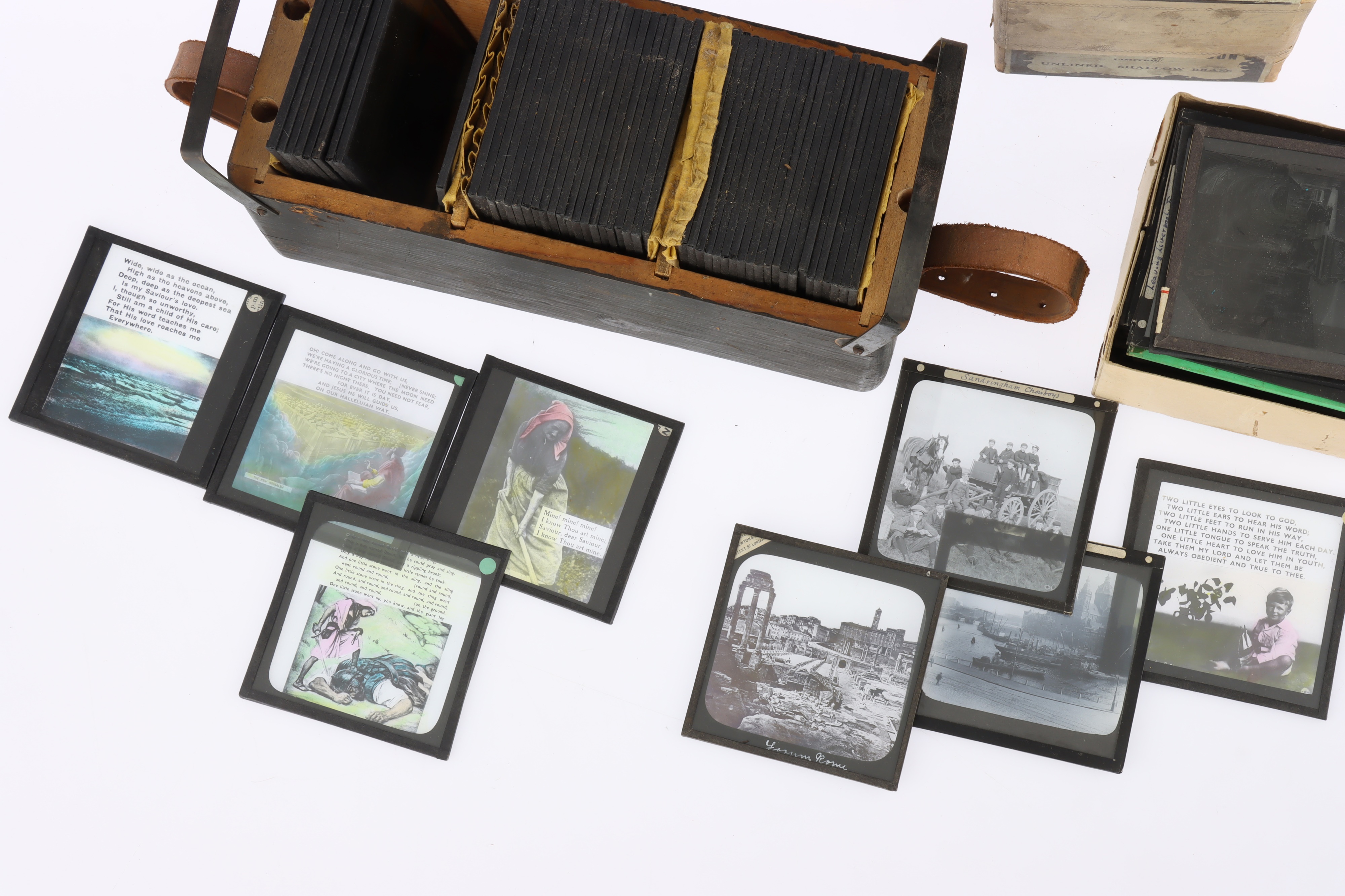 Lot 667 - A Mixed Selection of Magic Lantern Slides,