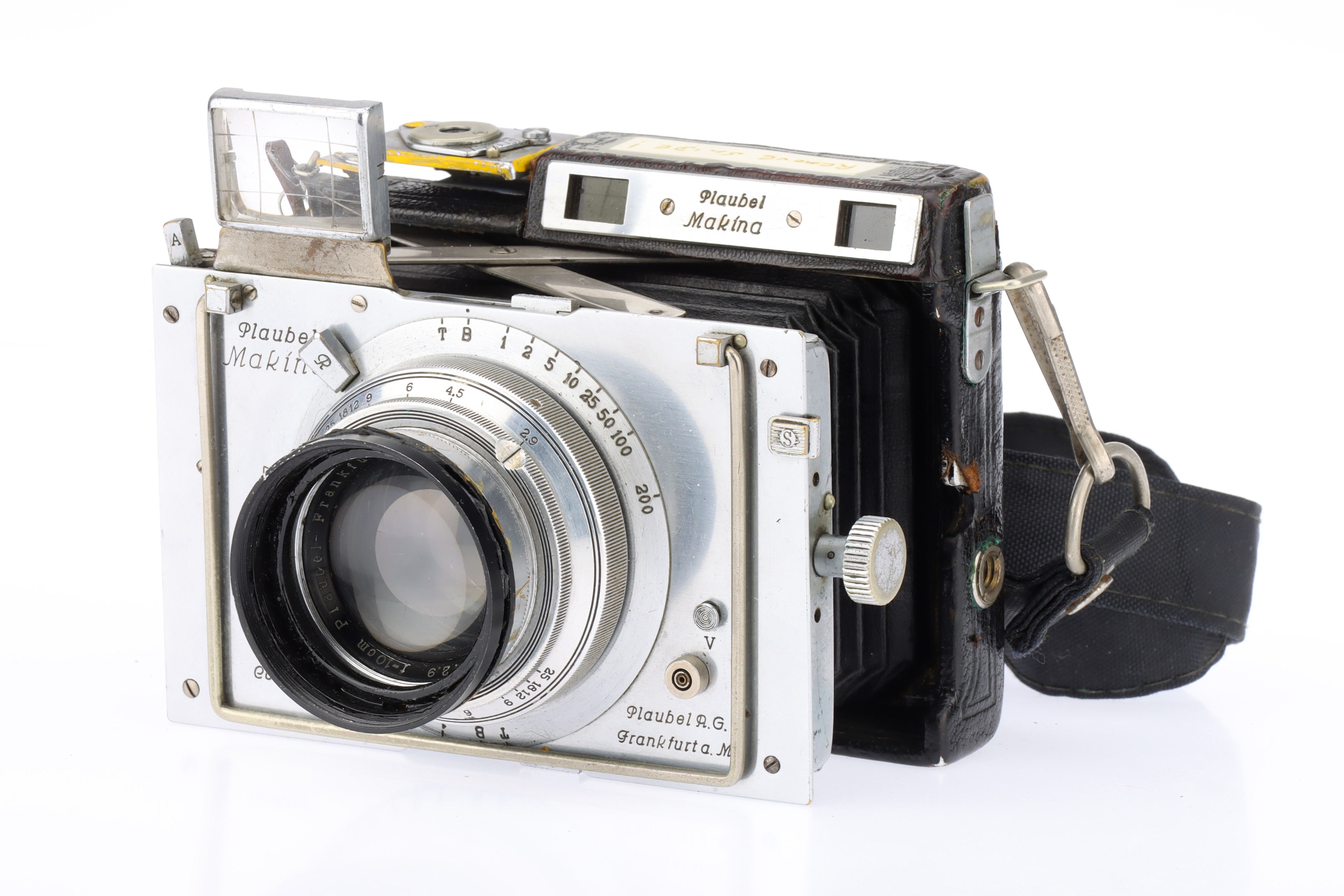 Lot 350 - A Plaubel Makina IIb Folding Rangefinder