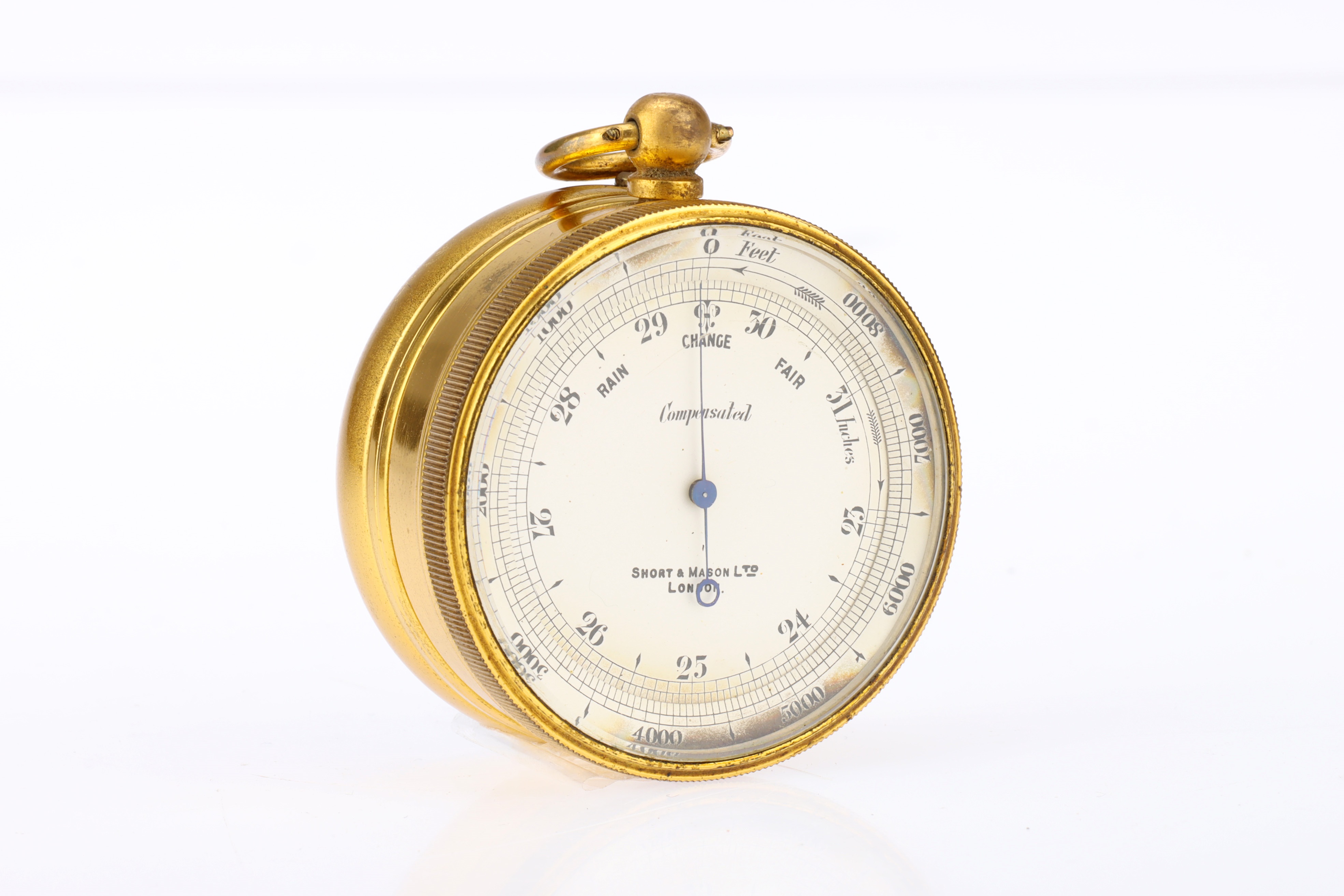 Lot 773 - A Good Short & Mason Compass Barometer