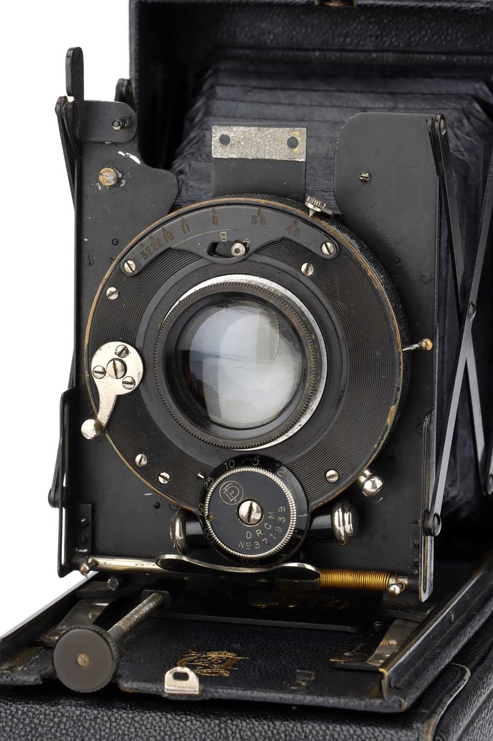 Lot 434 - An Adams Vesta Folding Bed Camera Outfit,