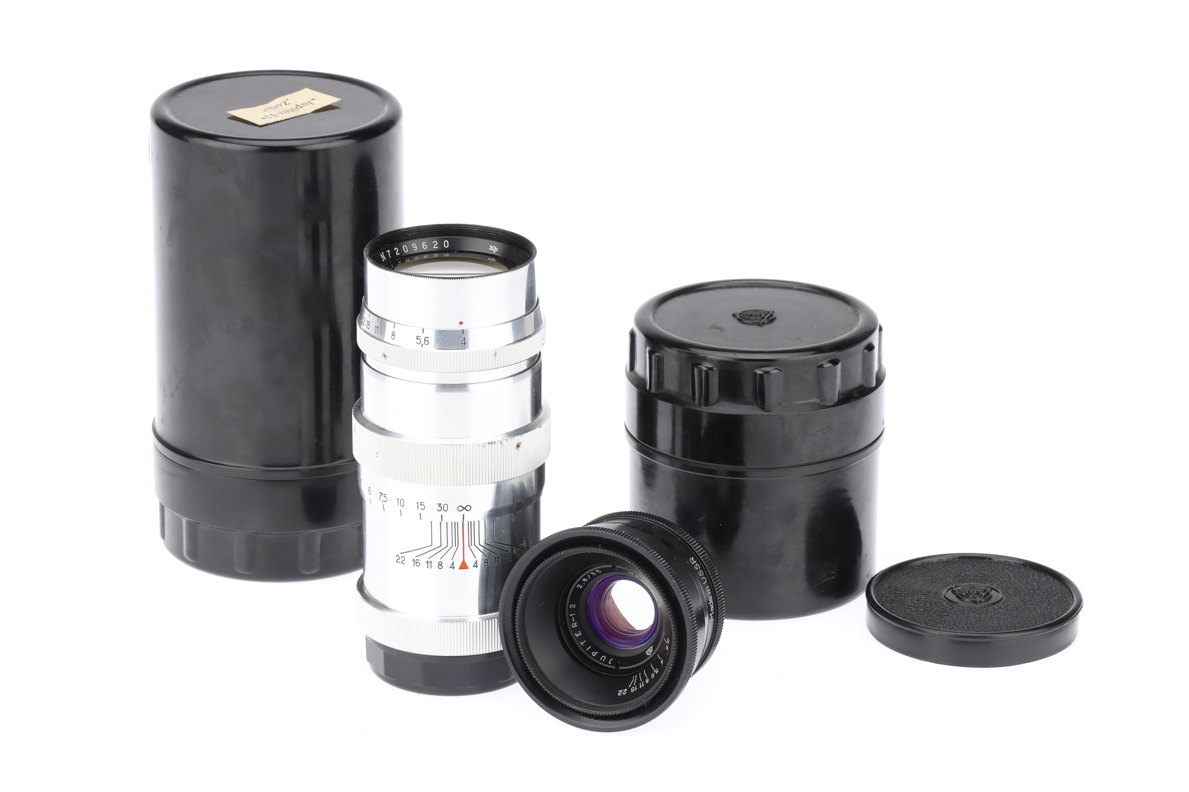 Lot 485 - Two U.S.S.R. Jupiter Rangefinder Camera