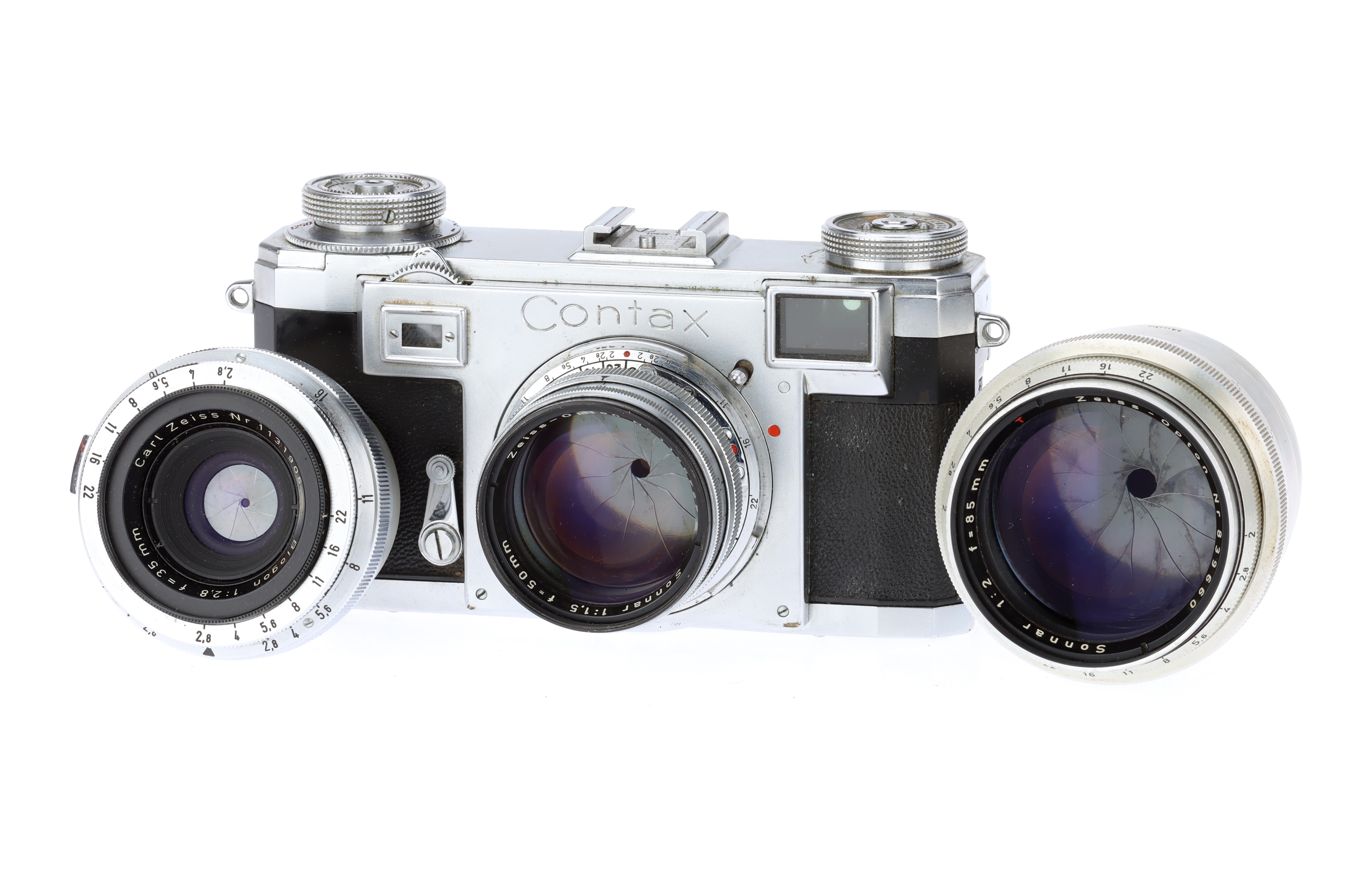 Lot 117 - A Zeiss Ikon Contax IIa Rangefinder Camera,