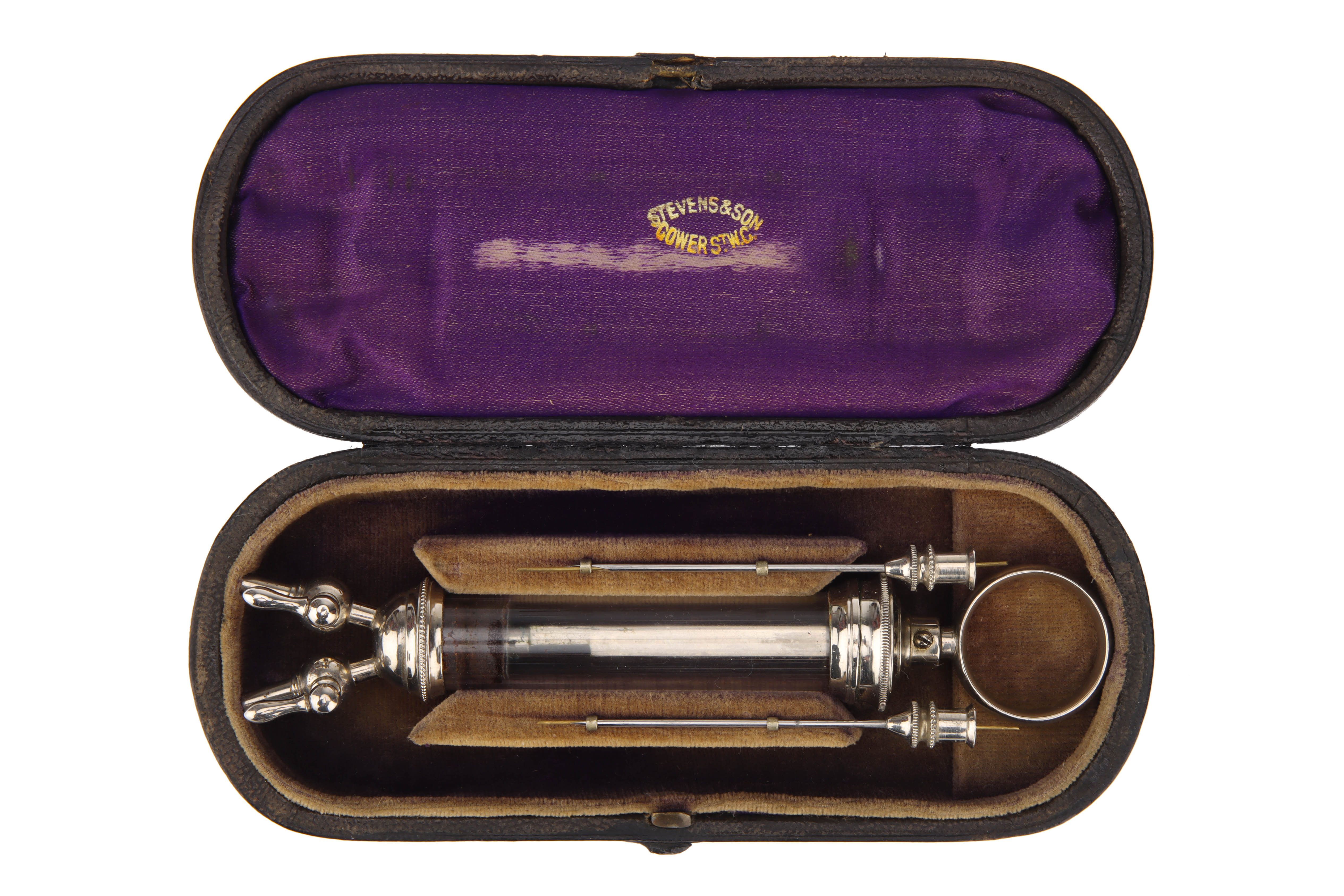 Lot 210 - Medical, Four Hypodermic Syringes,