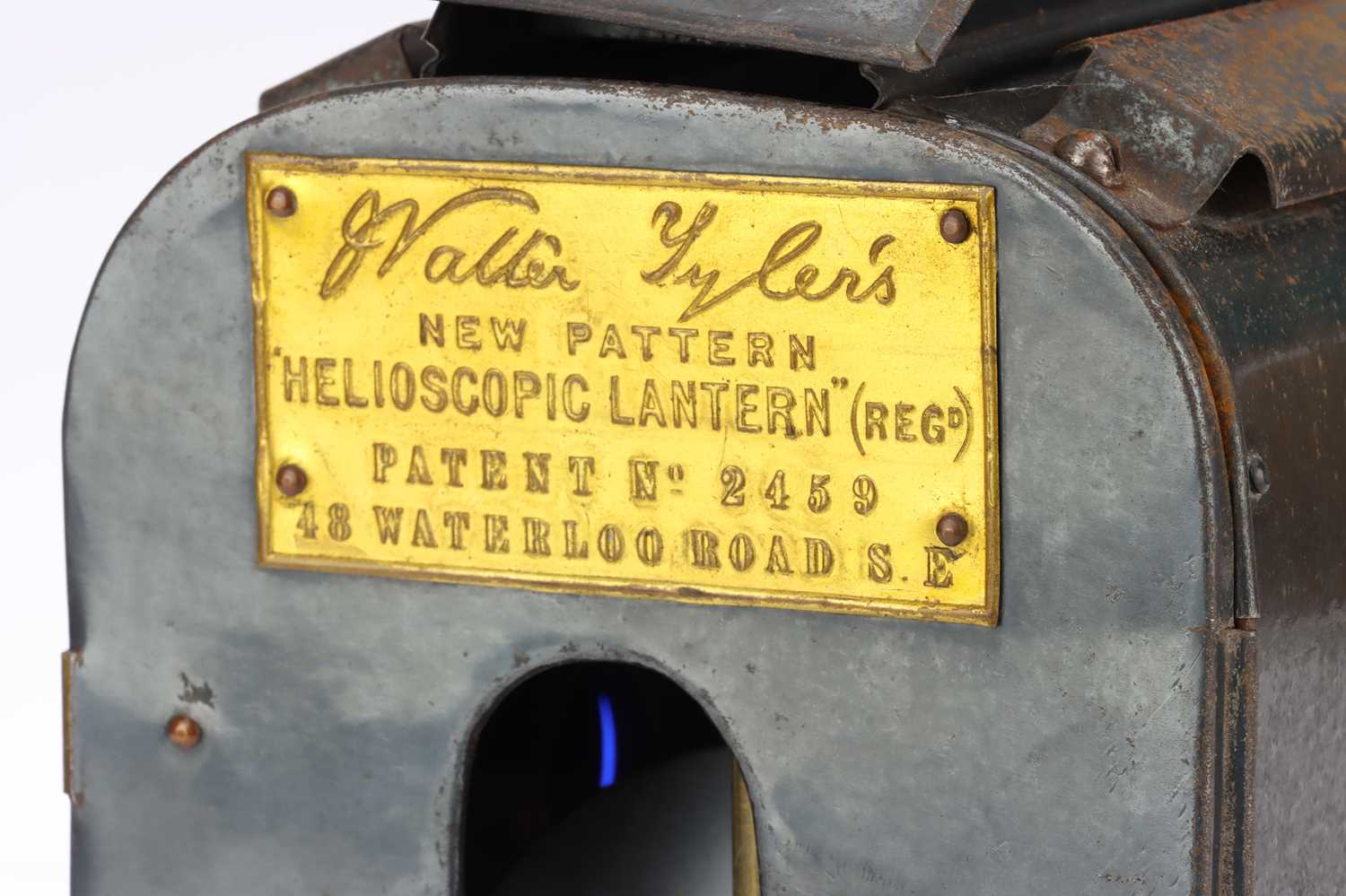 Lot 32 - Walter Tyler Helioscopic Magic Lantern,