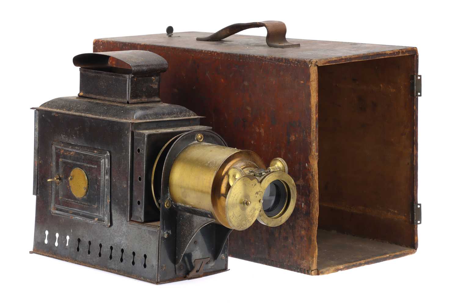 Lot 21 - Two Victorian Magic Lanterns,