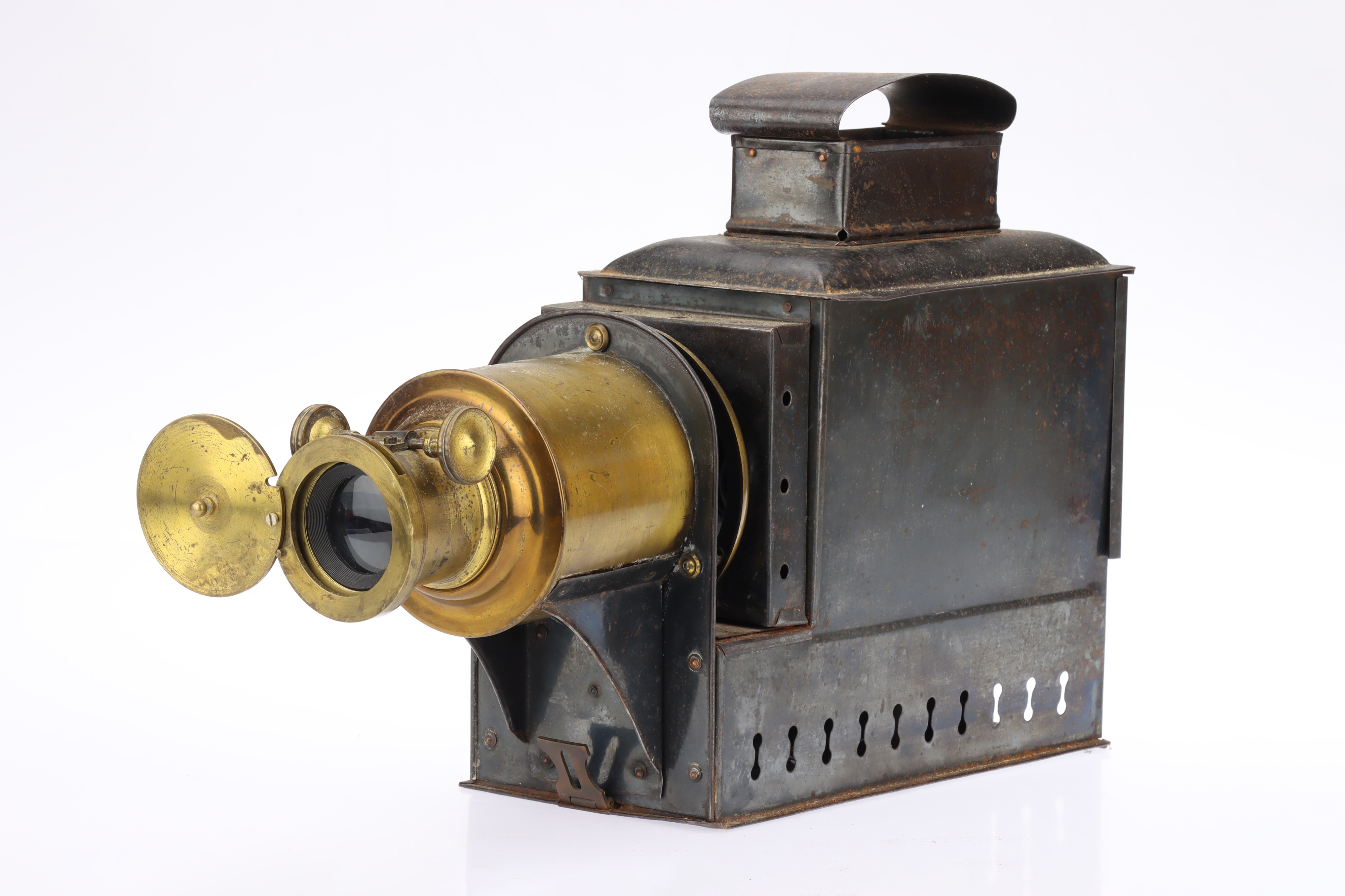 Lot 21 - Two Victorian Magic Lanterns,