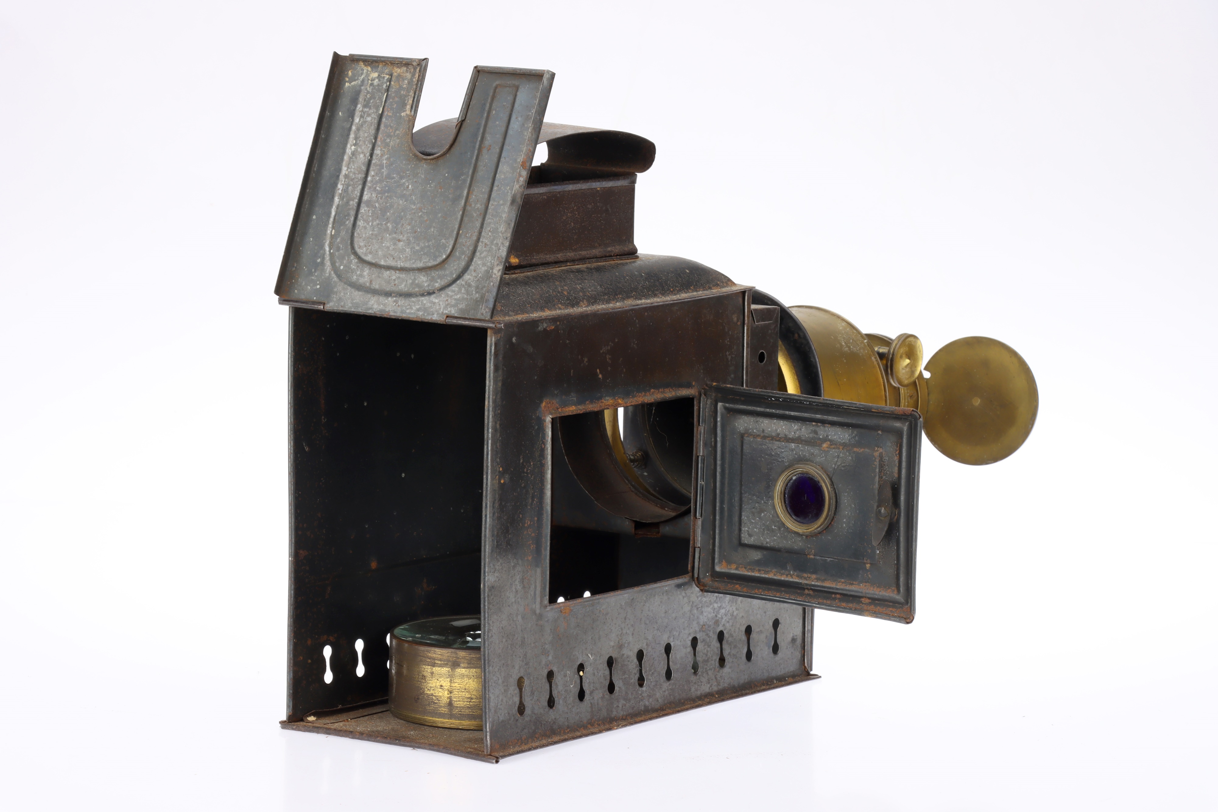 Lot 21 - Two Victorian Magic Lanterns,