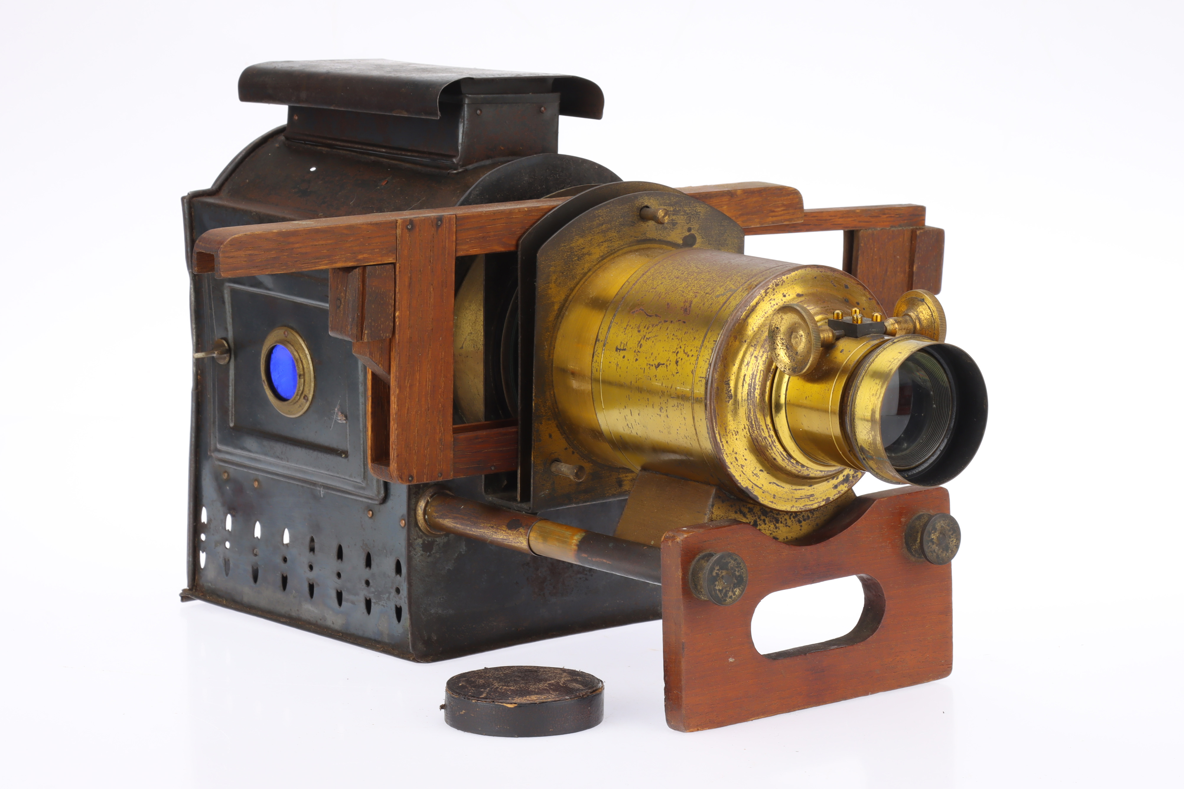 Lot 21 - Two Victorian Magic Lanterns,