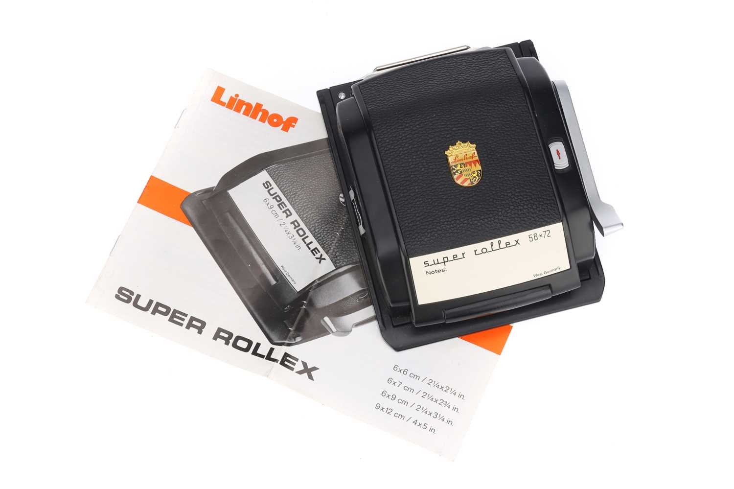 Lot 703 - A Linhof Super Rollex Camera Film Back,