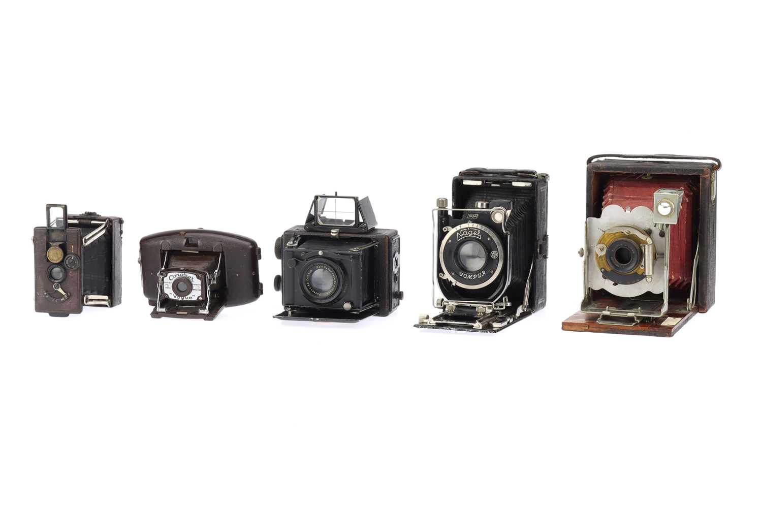 Lot 819 - A Selection of Folding Cameras,