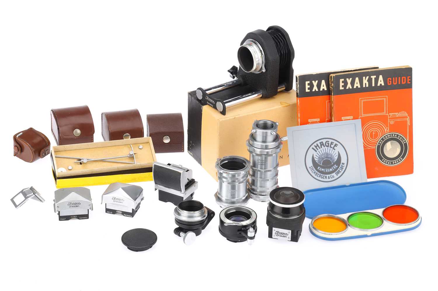 Lot 944 - A Mixed Selection of Exakta Accessories,