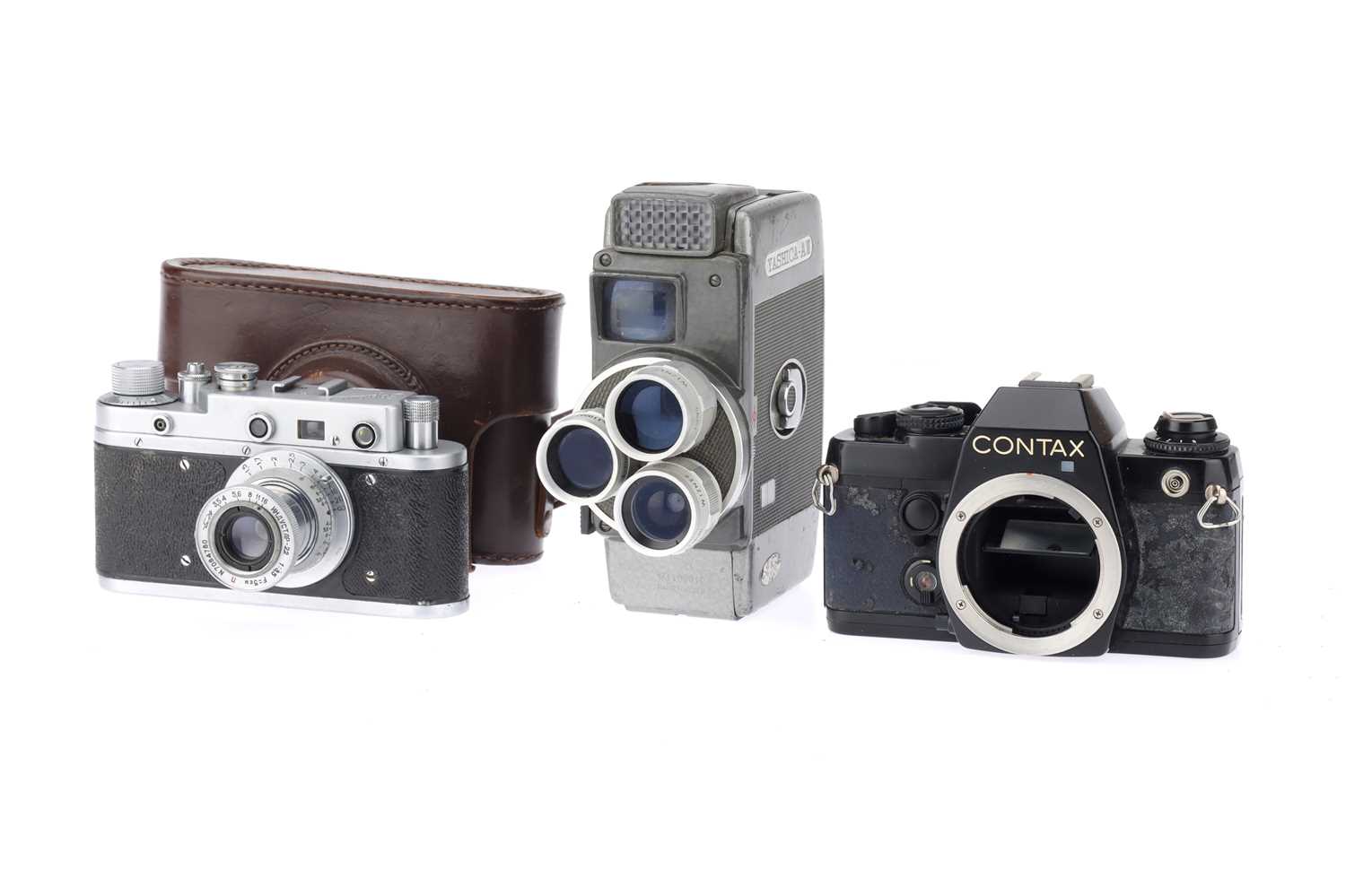 Lot 353 - A Zorki C 35mm Rangefinder Camera,