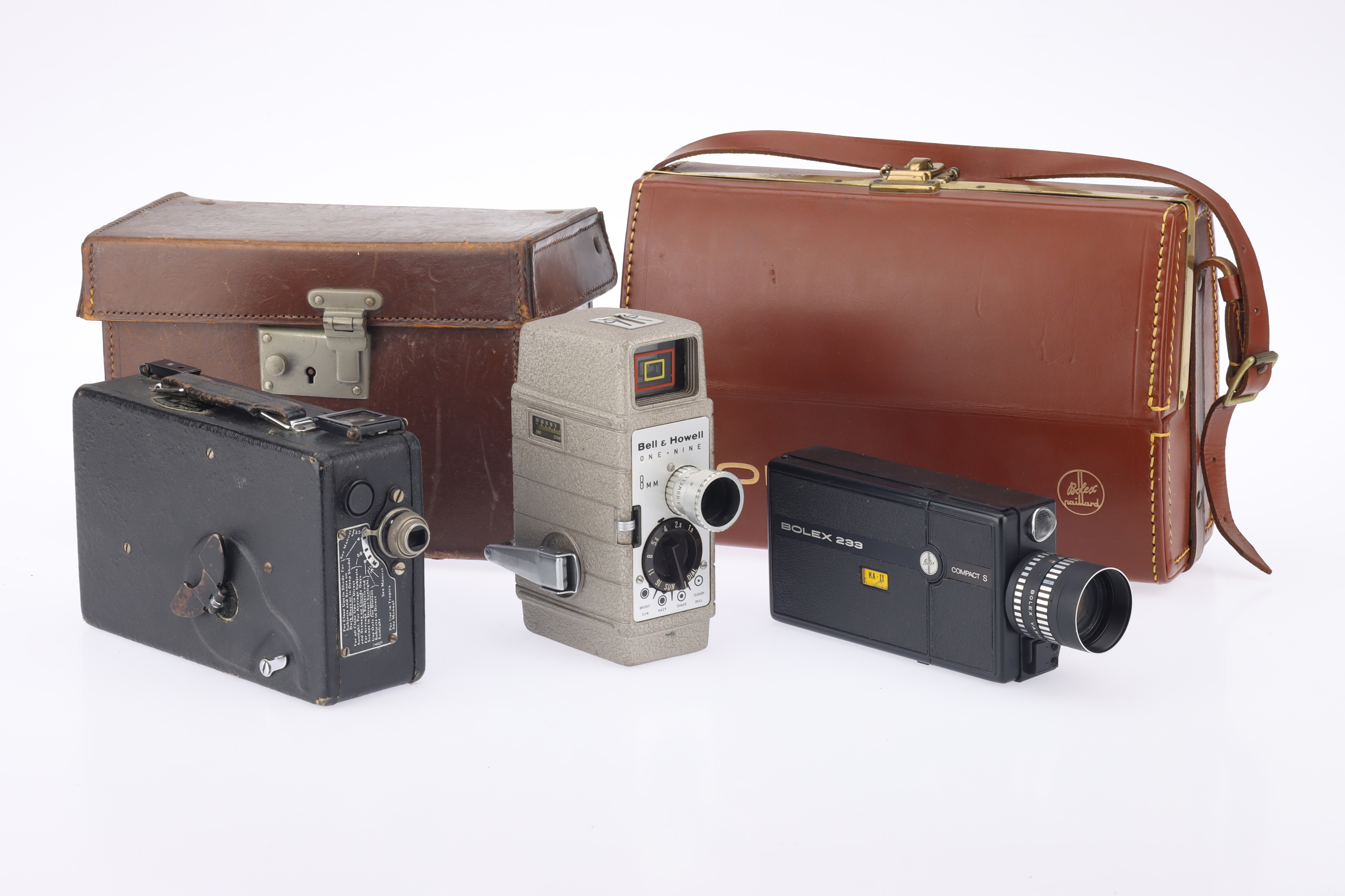 Lot 643 - A Selection of Motion Picture Cameras,