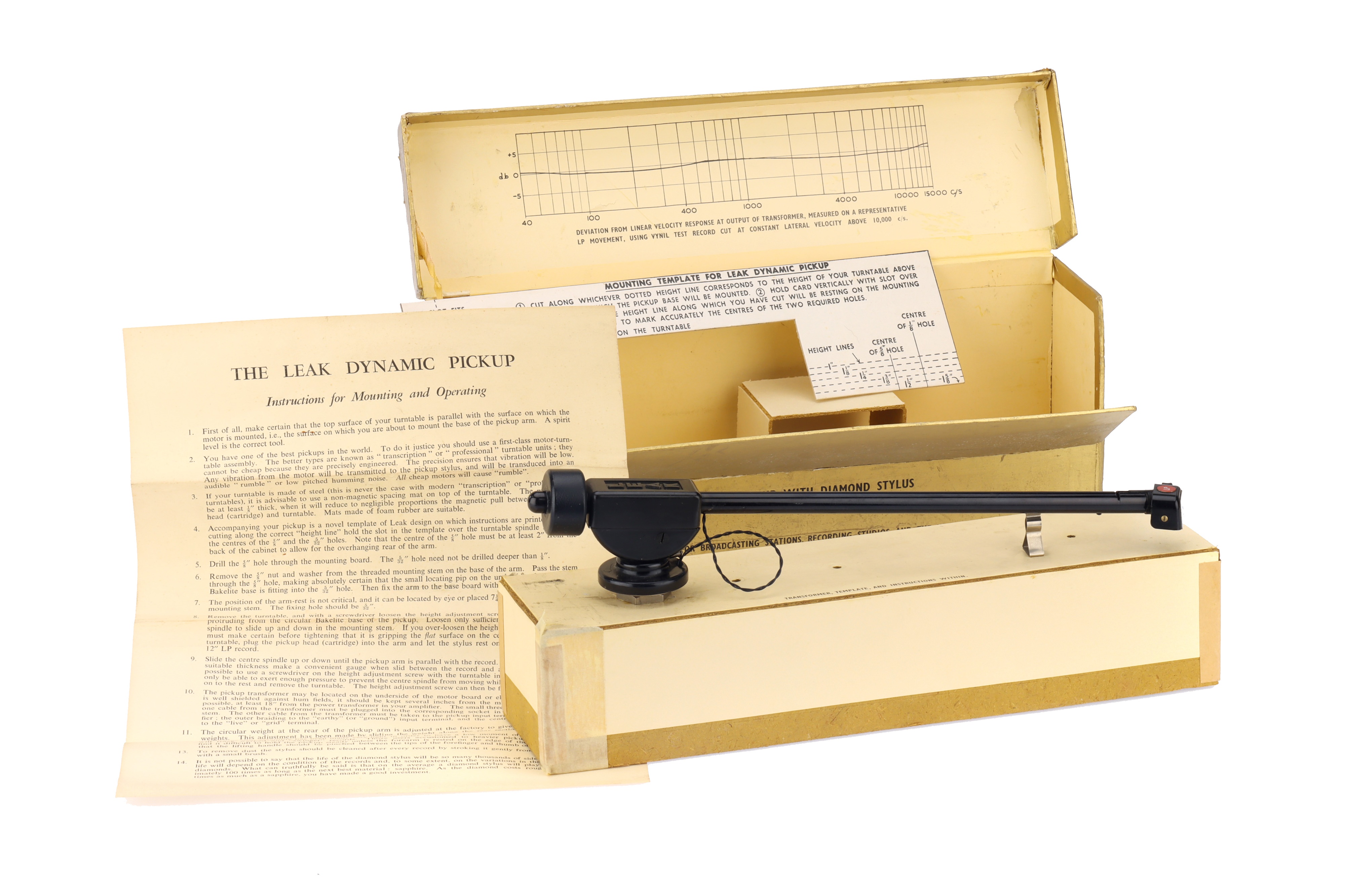 Lot 892 Leak Dynamic Pickup Arm