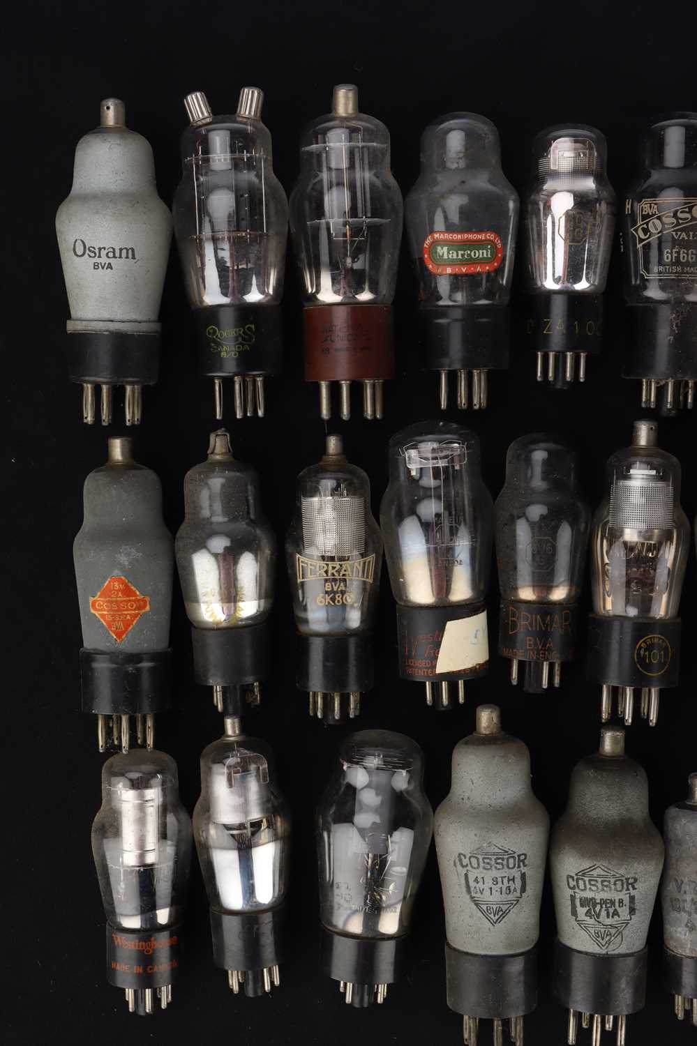 Lot 880 - Collection of 43 Early Radio Valves,