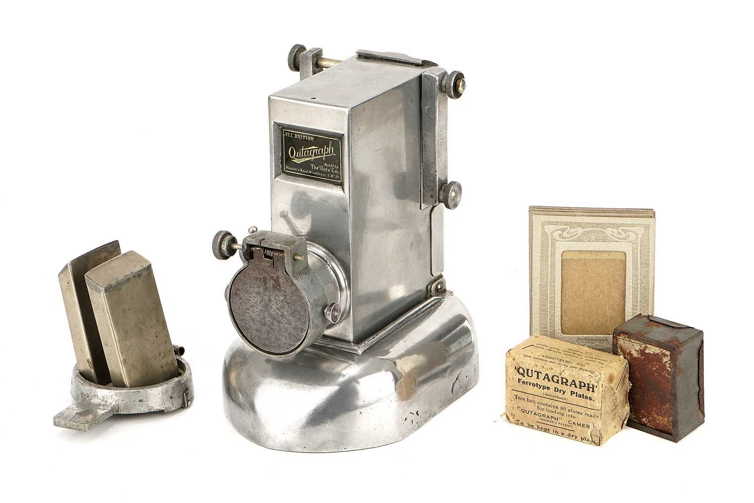 Lot 336 - A Quta Qutagraph Aluminium Ferrotype Camera,