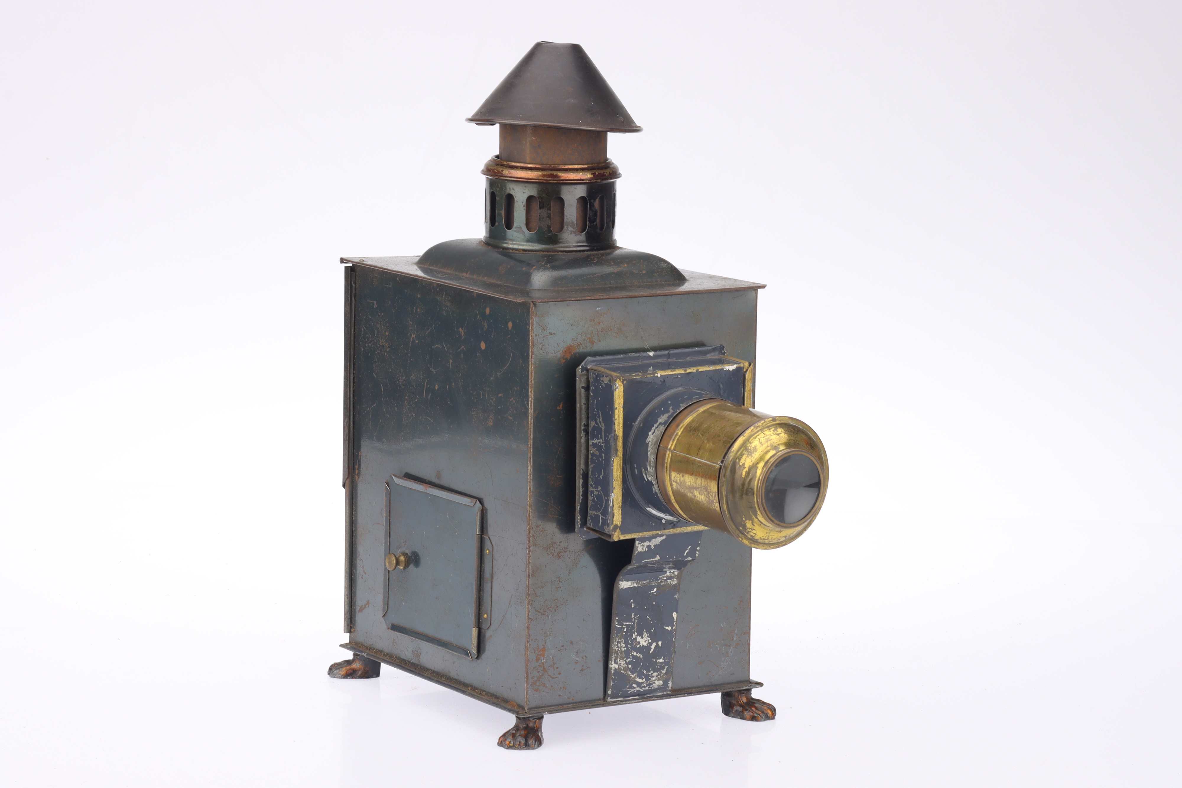 Lot 666 - Tinplate German Lantern By Ernst Planck,