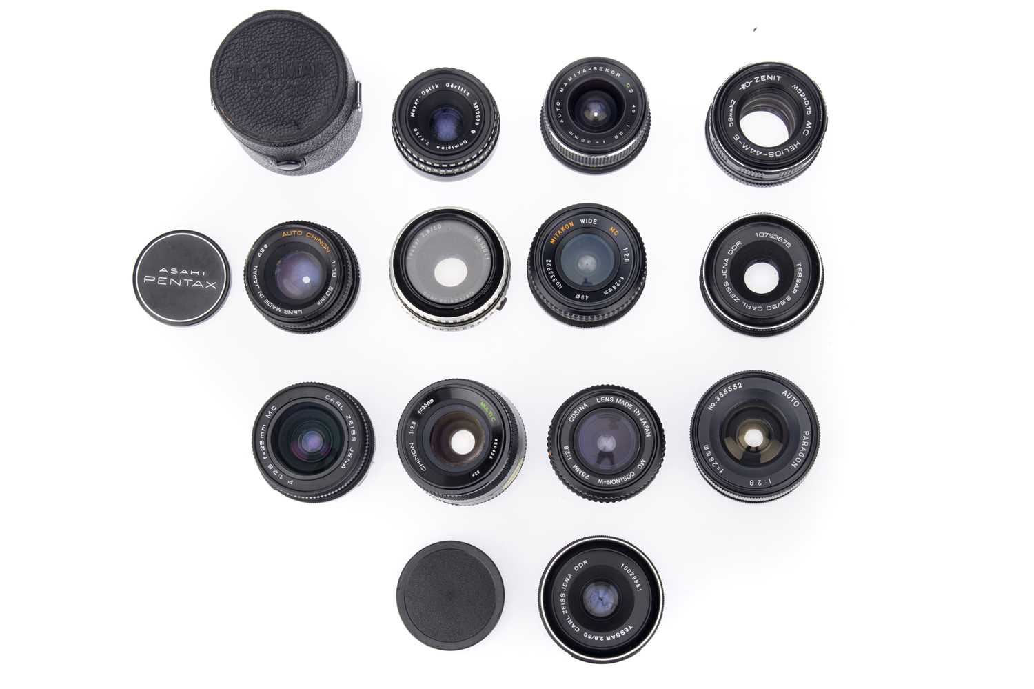 Lot 425 - A Mixed Selection of Camera Lenses,