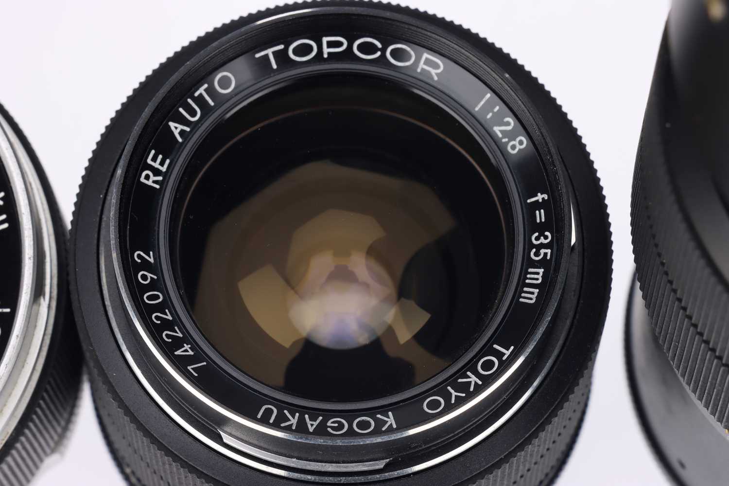 Lot 169 - A Topcon RE Super 35mm SLR Camera Outfit,