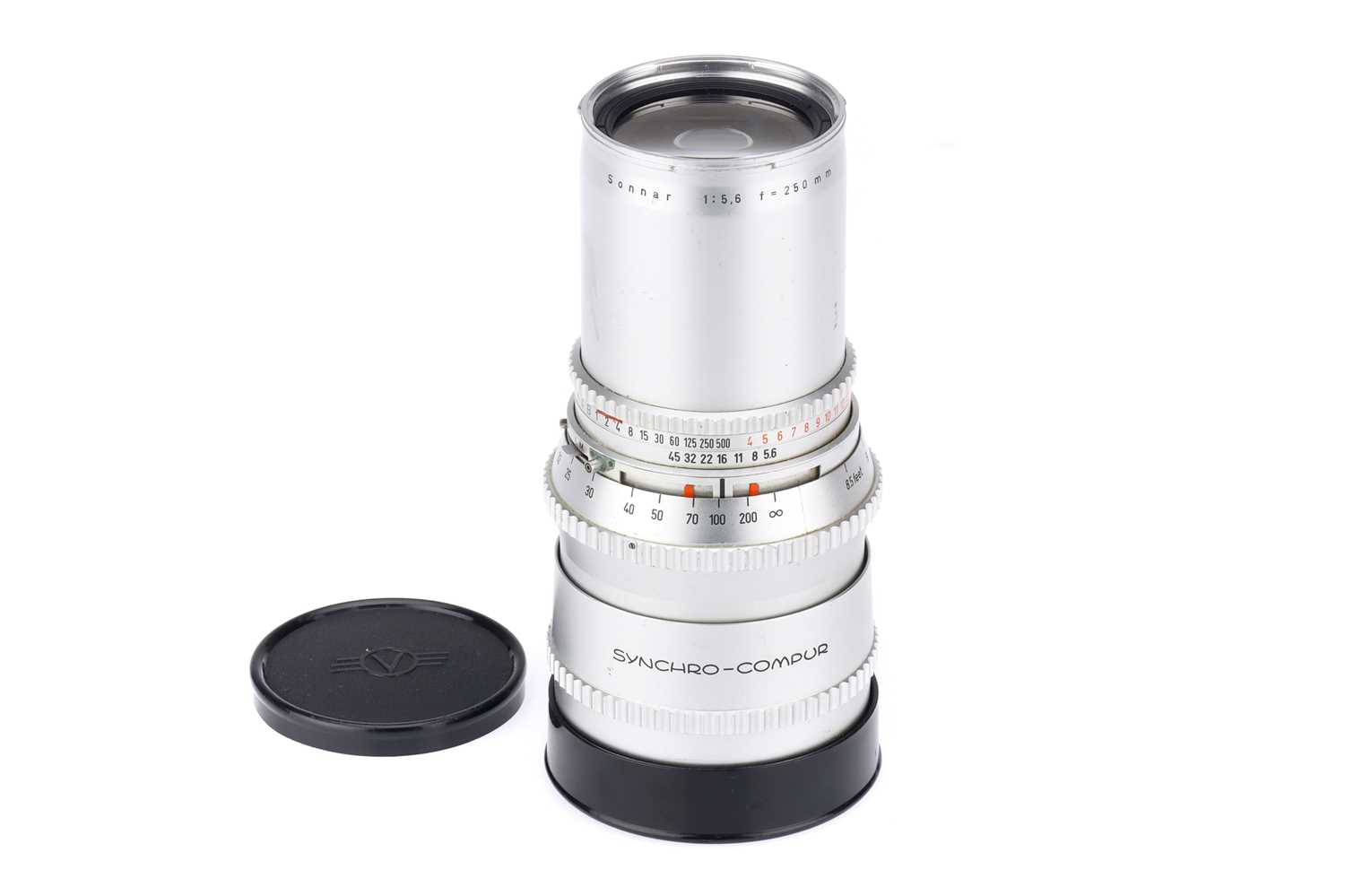 Lot 244 - A Zeiss Sonnar f/5.6 250mm Camera Lenses,