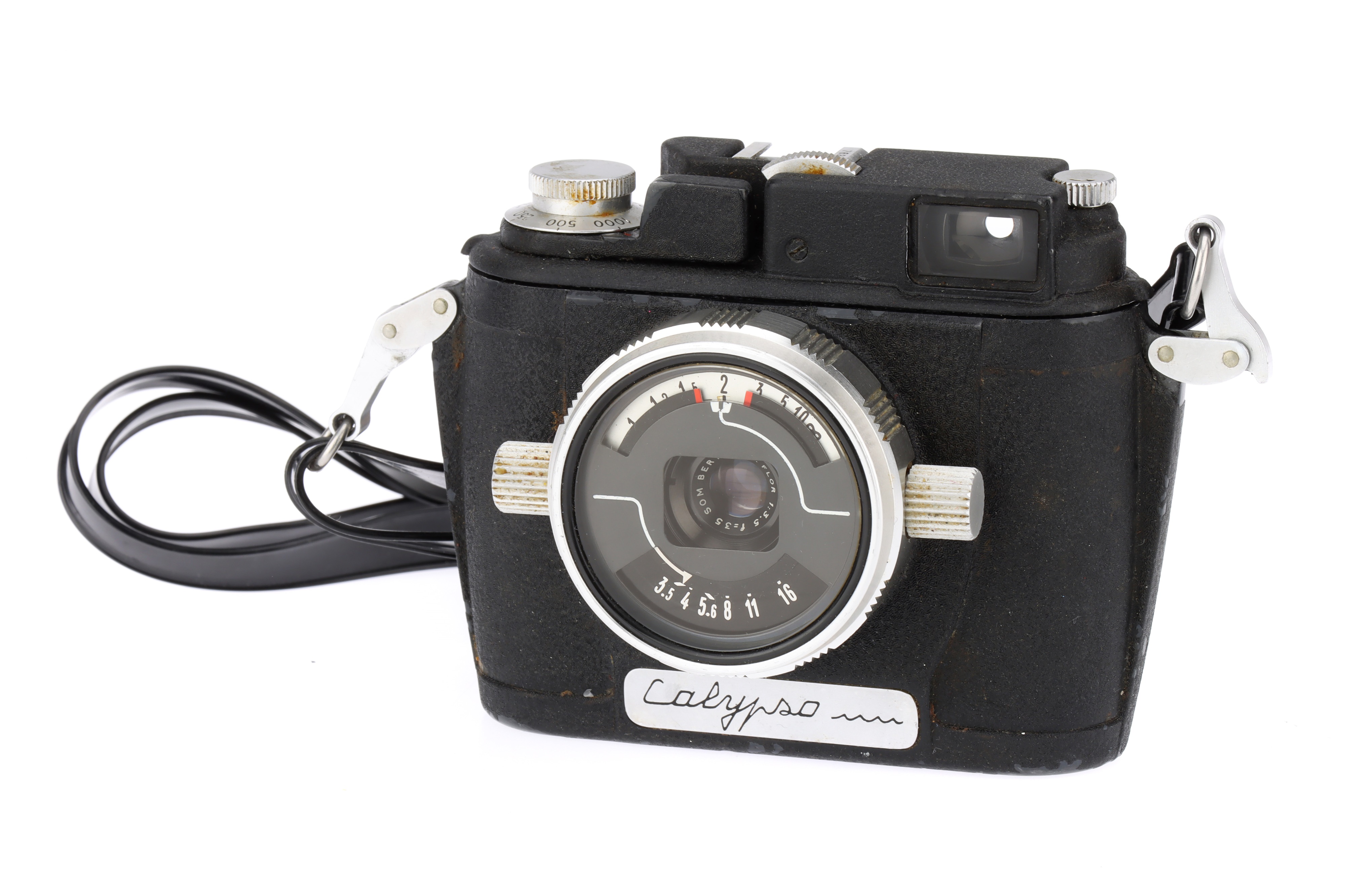Lot 86 - A Calypso 35mm Underwater Viewfinder Camera,