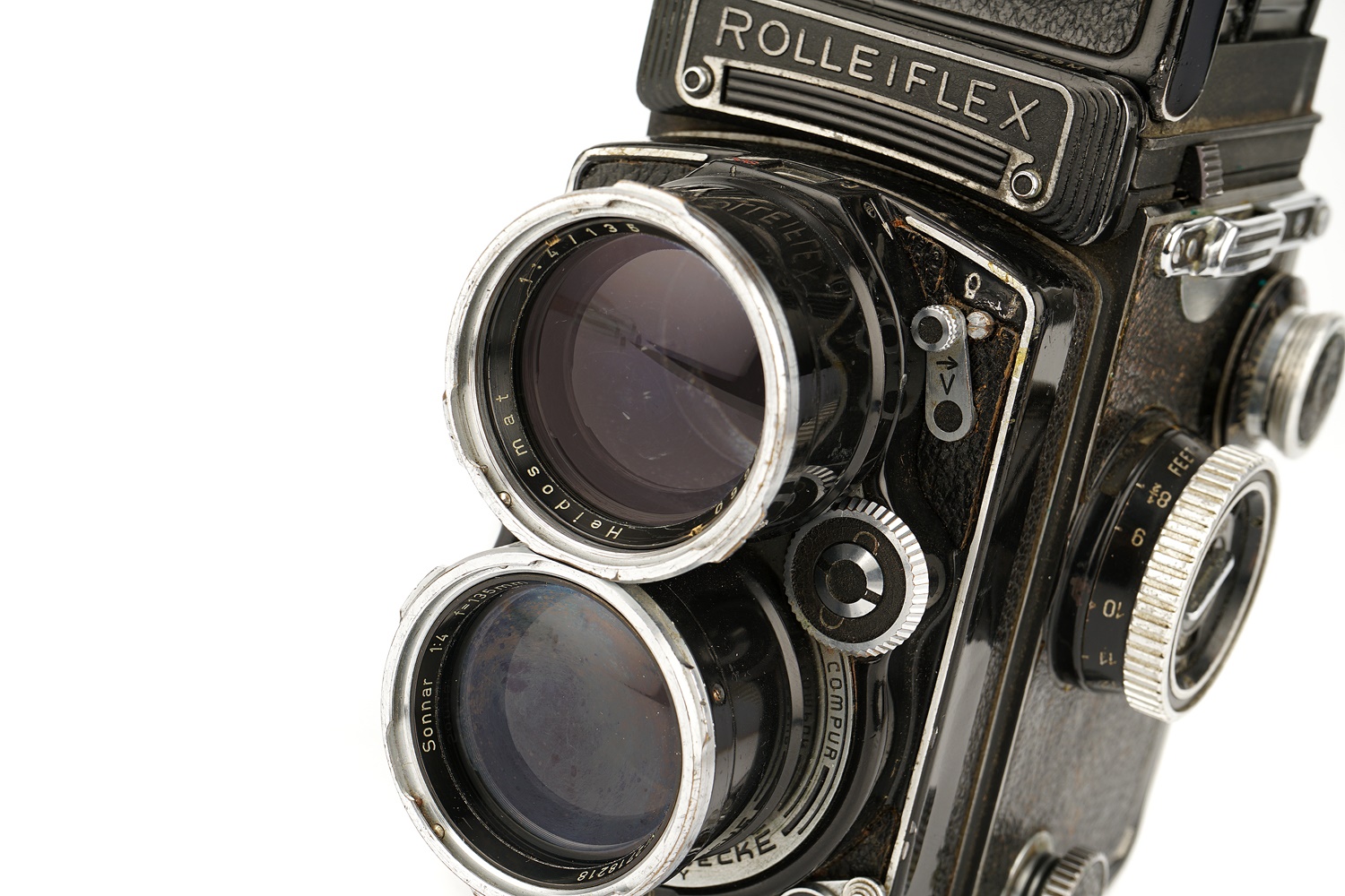 Lot 361 - A Rollei Tele-Rolleiflex TLR Camera,