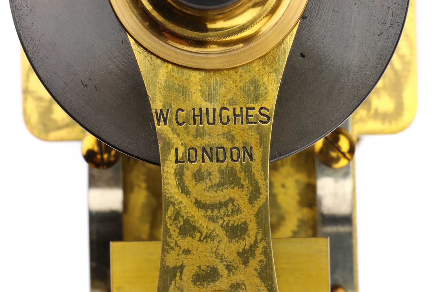 Lot 11 - A magic Lantern Microscope By W. C. Hughes,