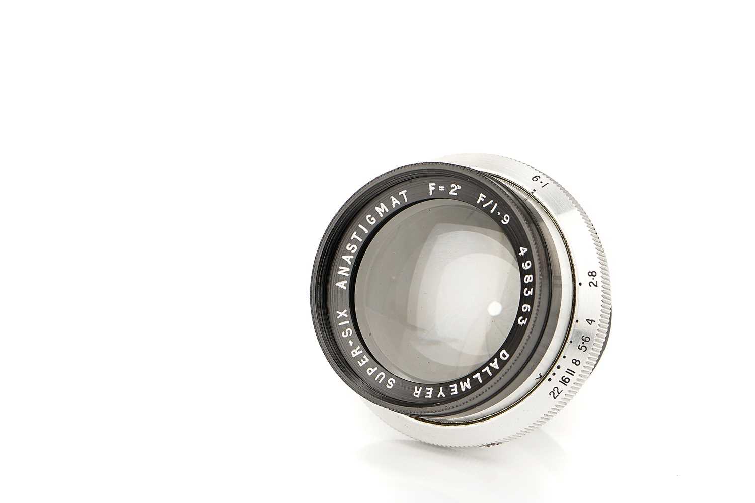 Lot 376 - A Dallmeyer Super Six f/1.9 2" Lens,