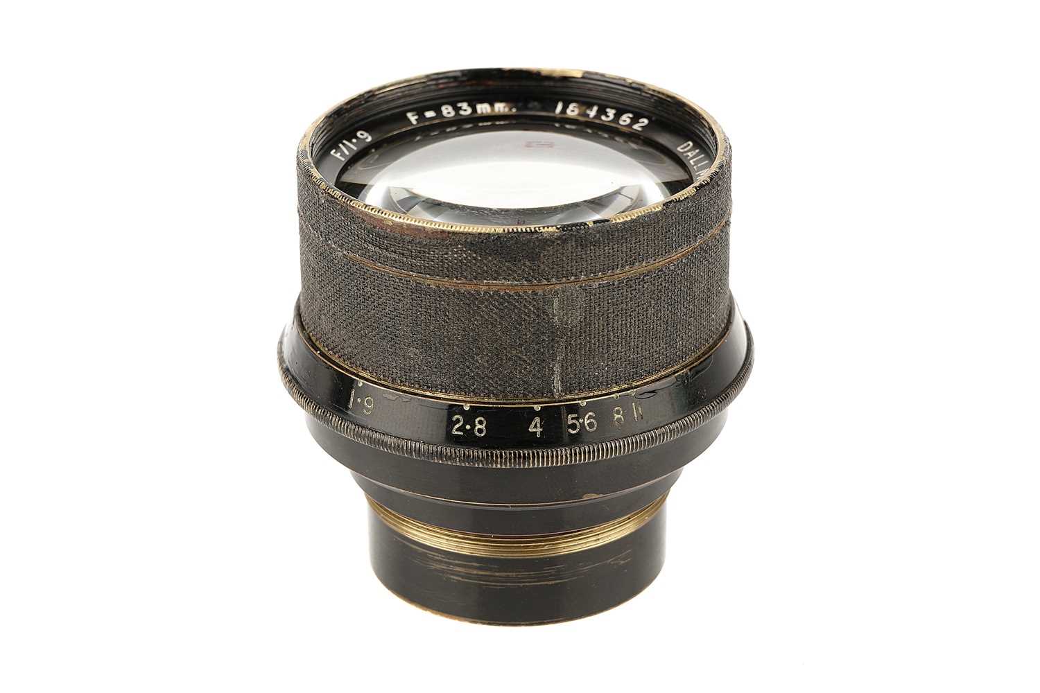 Lot 378 - A Dallmeyer Super Six f/1.9 83mm Lens,