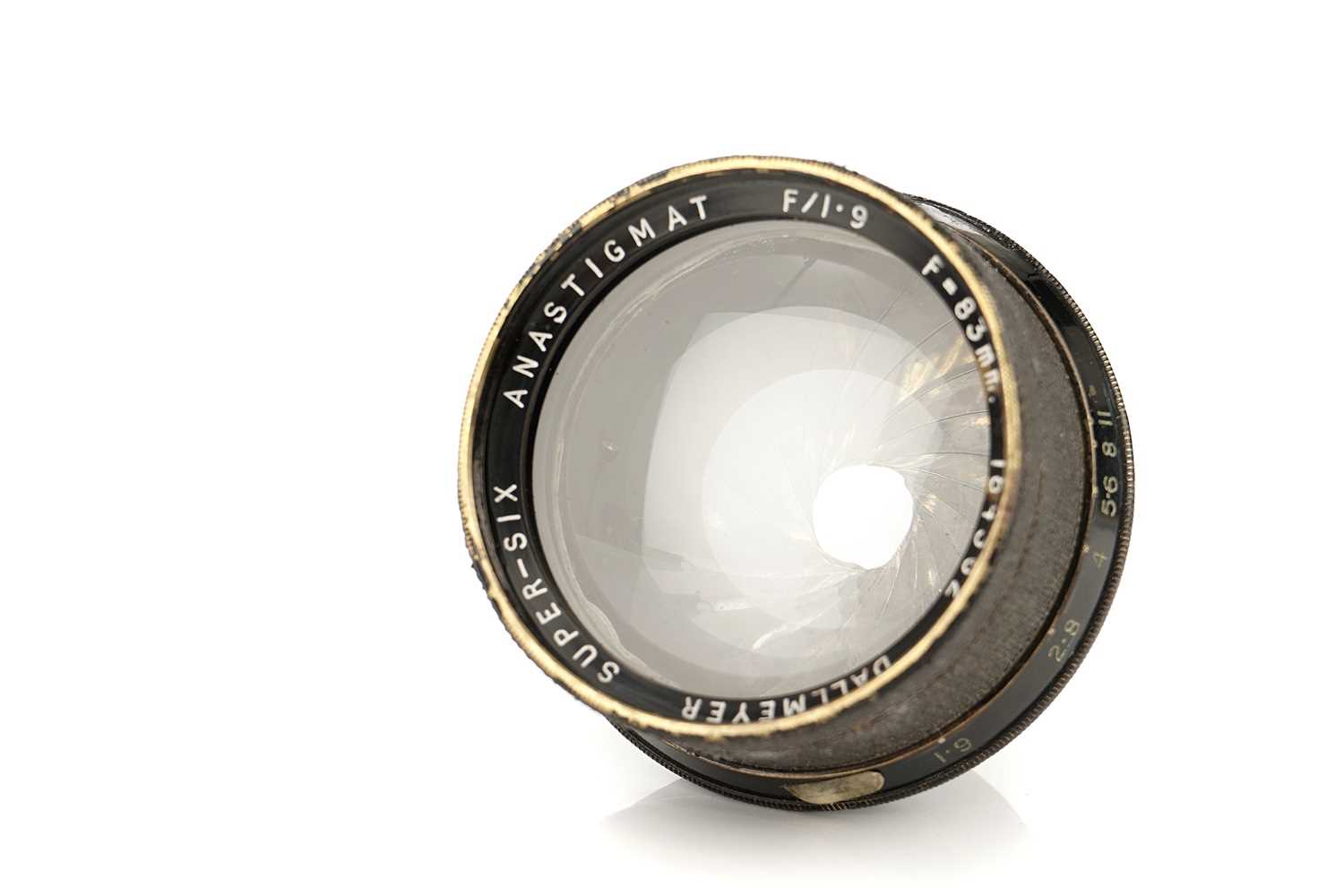 Lot 378 - A Dallmeyer Super Six f/1.9 83mm Lens,