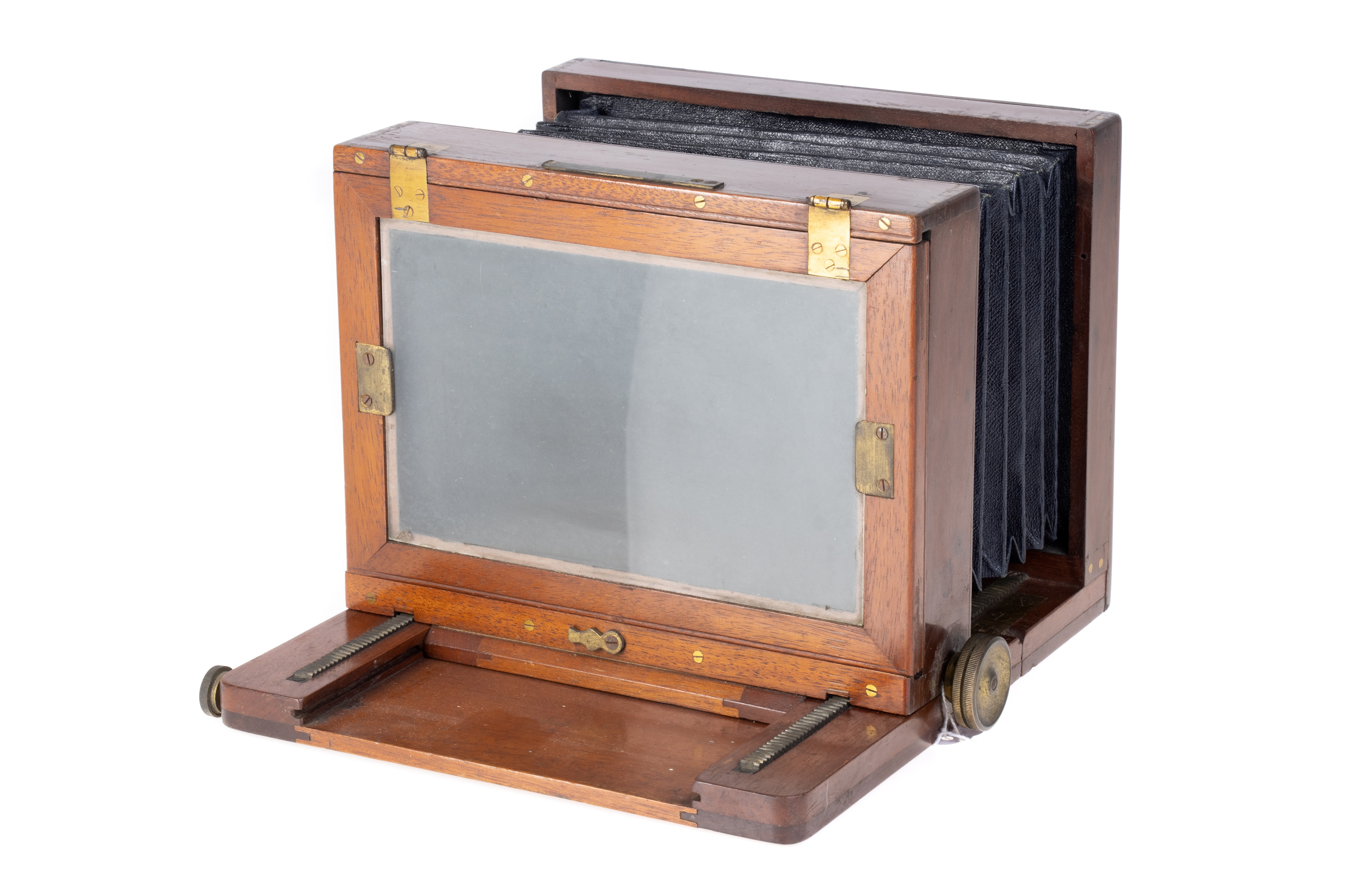 Lot 255 - A Mid 19th Century Stereo Tailboard Camera,