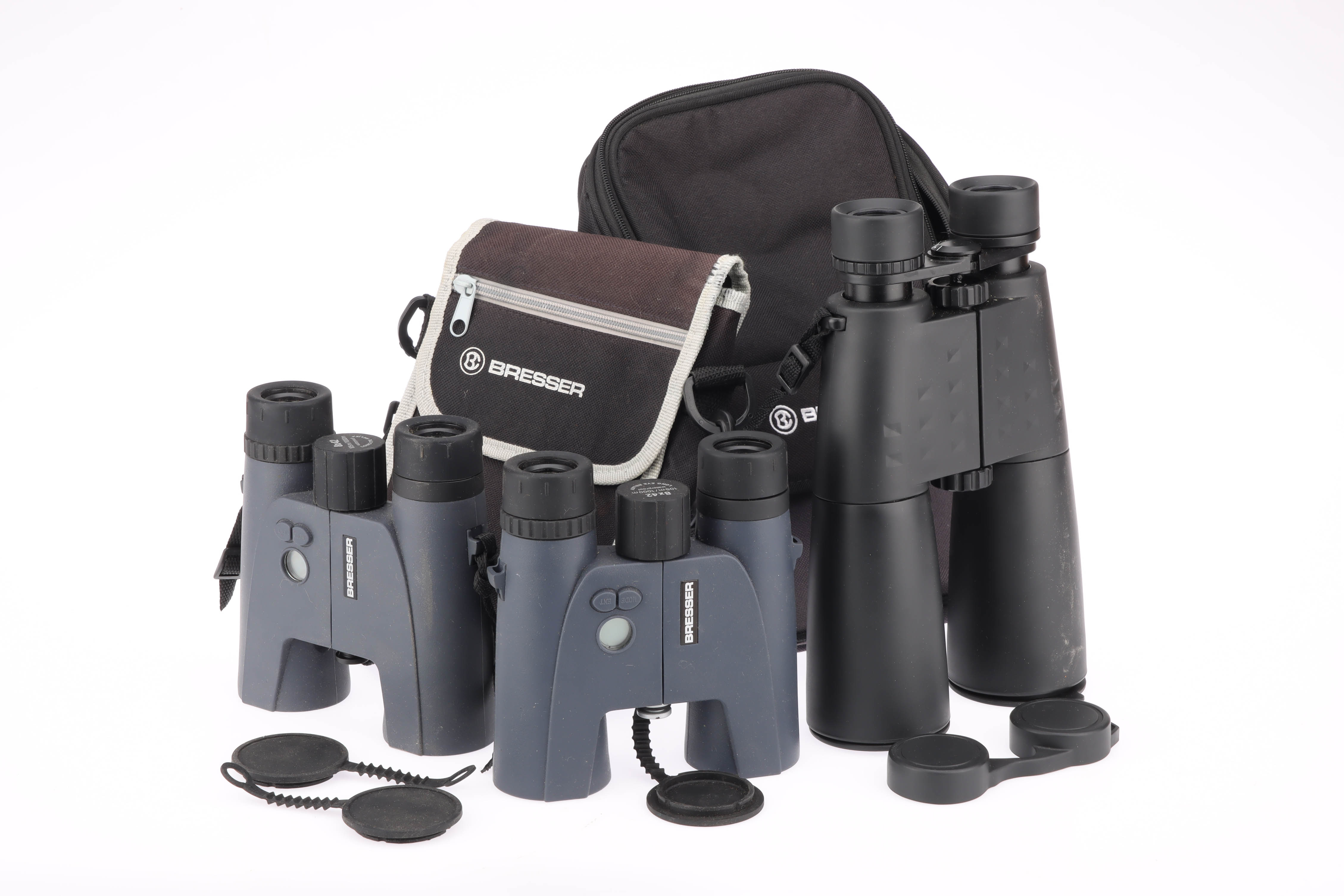 Lot 382 - Three Pairs of Bresser Binoculars,