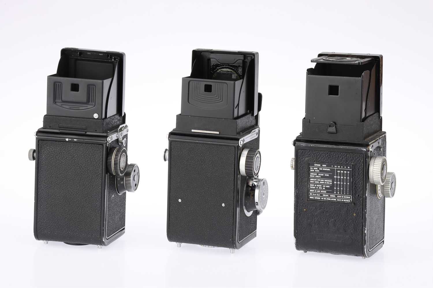 Lot 221 - Three Japanese Medium Format TLR Cameras