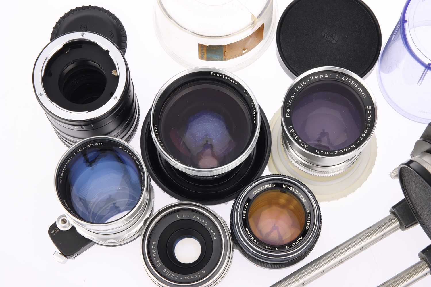 Lot 305 - A Mixed Selection of Lenses and Accessories