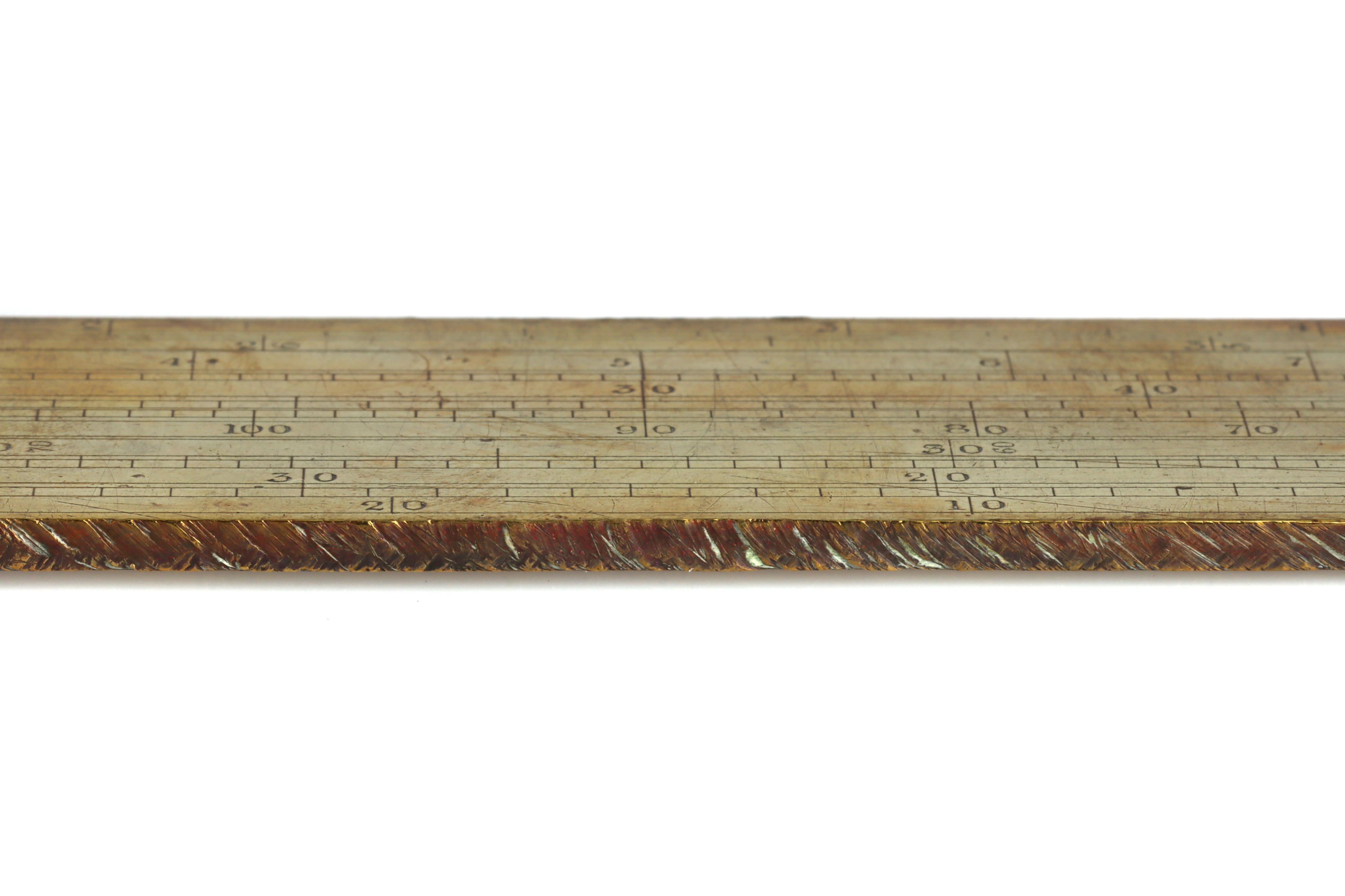 Lot 39 - A Military Gunter's Rule, With Indian Navy