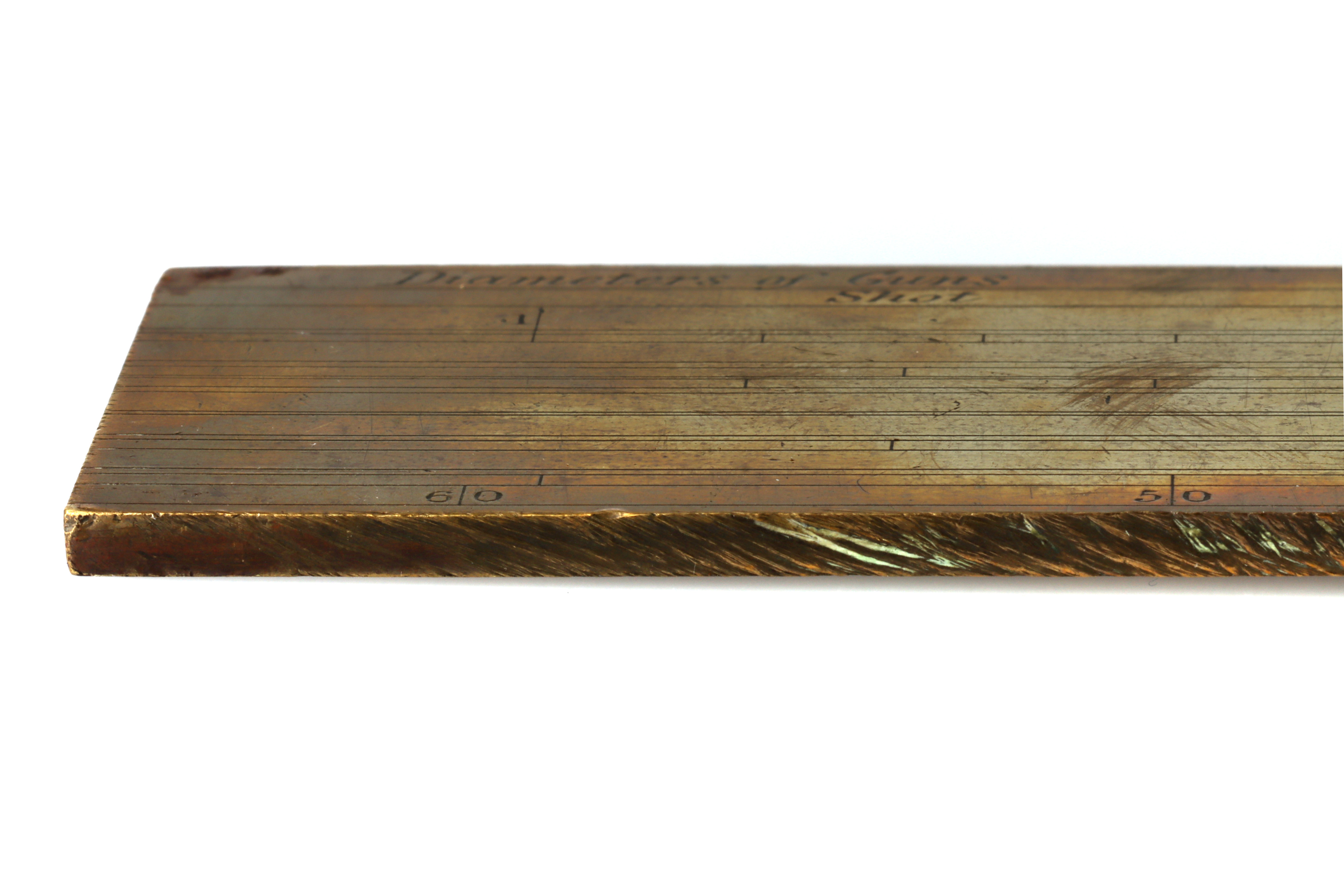 Lot 39 - A Military Gunter's Rule, With Indian Navy