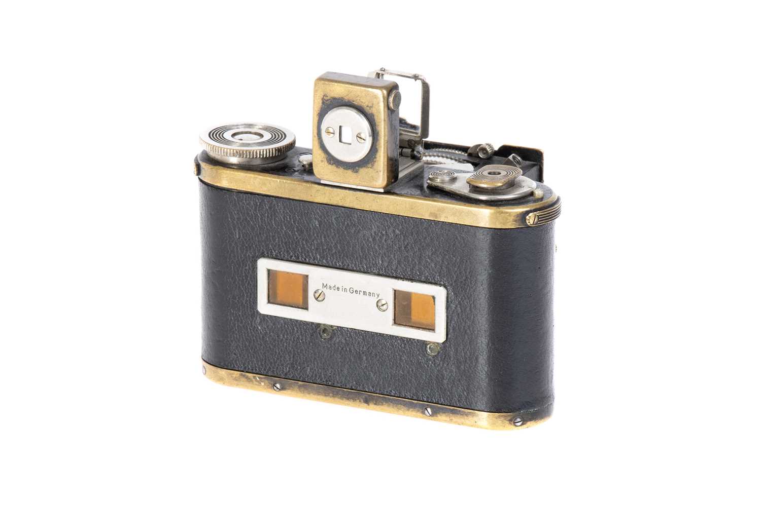 Lot 255 - A Plaubel Makinette Strut Camera,