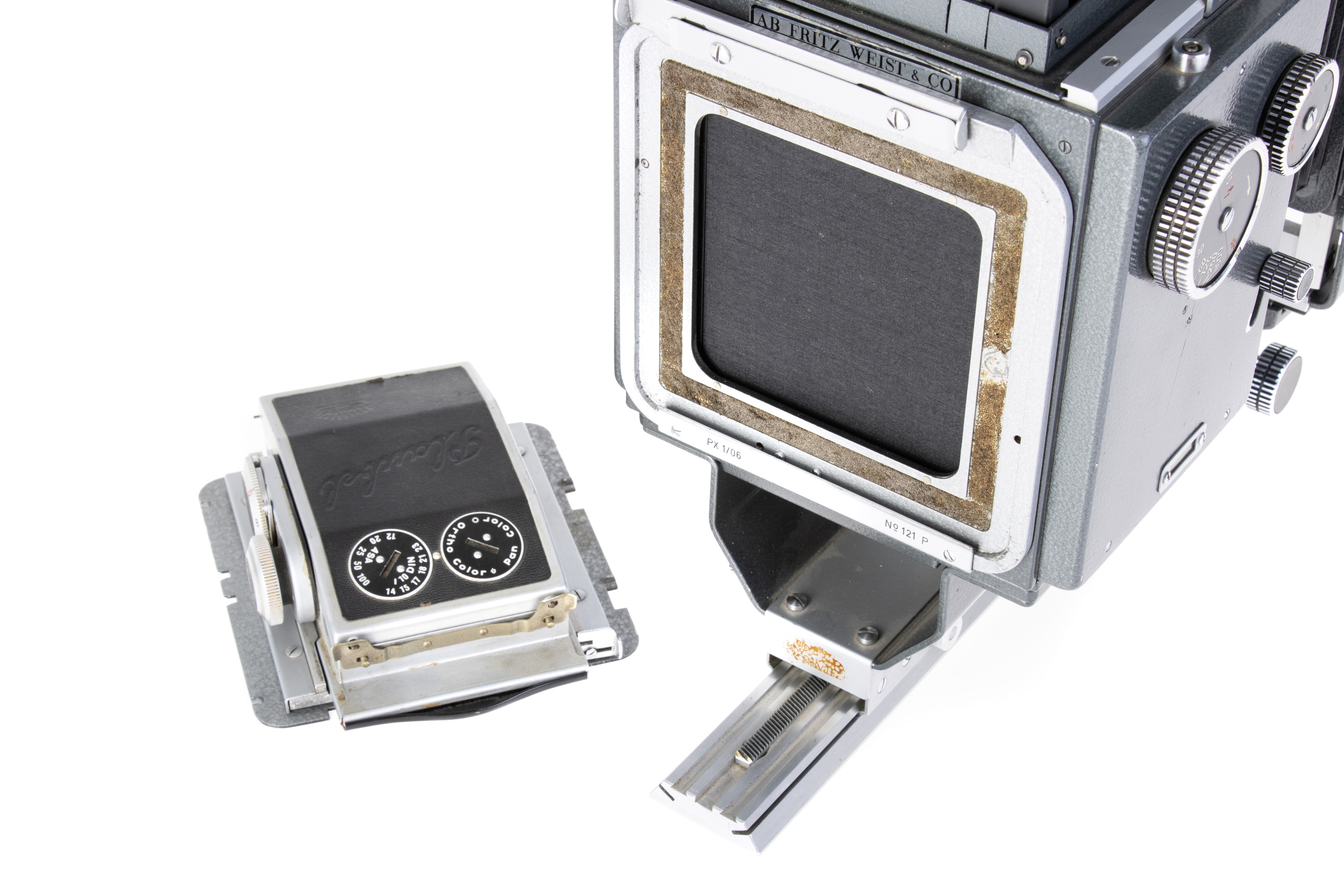 Lot 188 - A Plaubel Pecoflex Medium Format Camera,