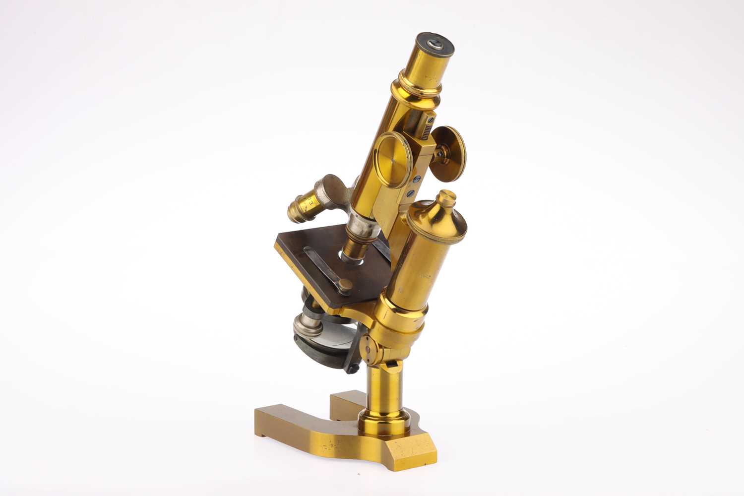 Lot 426 - A Good & Early Microscope By Leitz, Wetzlar,