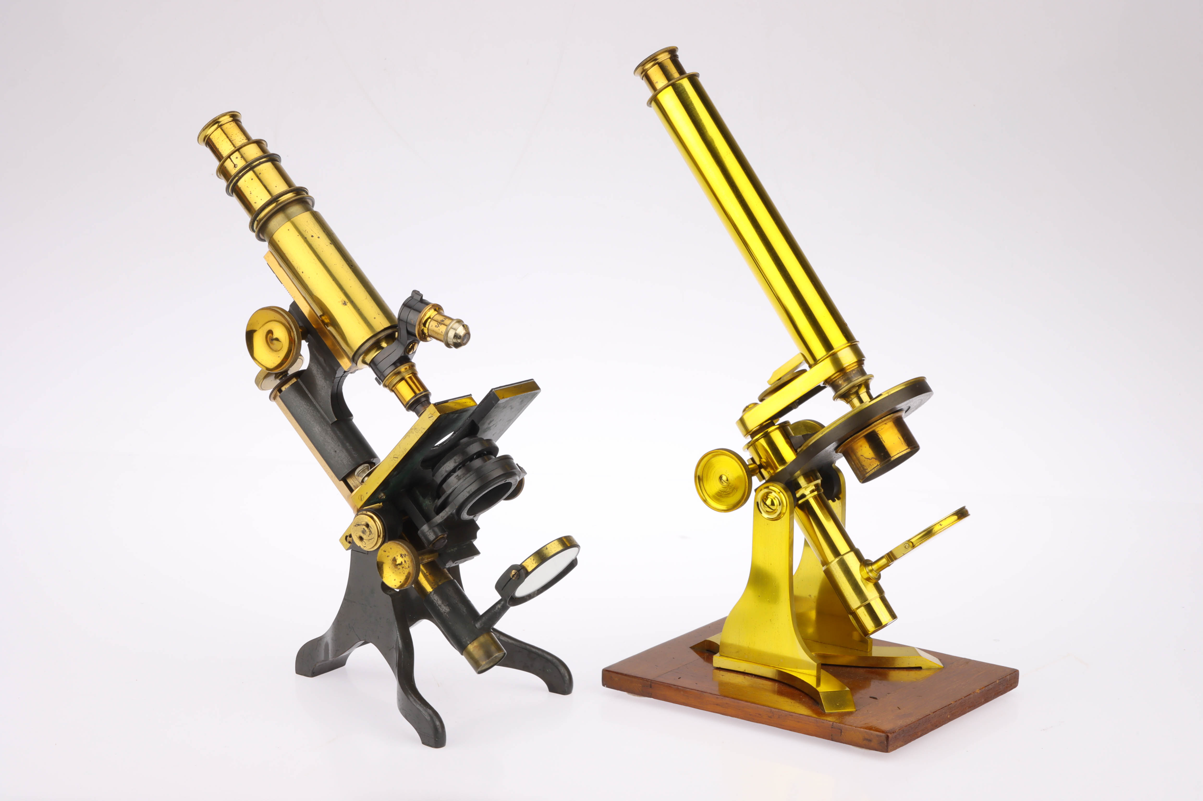 Lot 433 - 2 Microscopes by Baker, London,