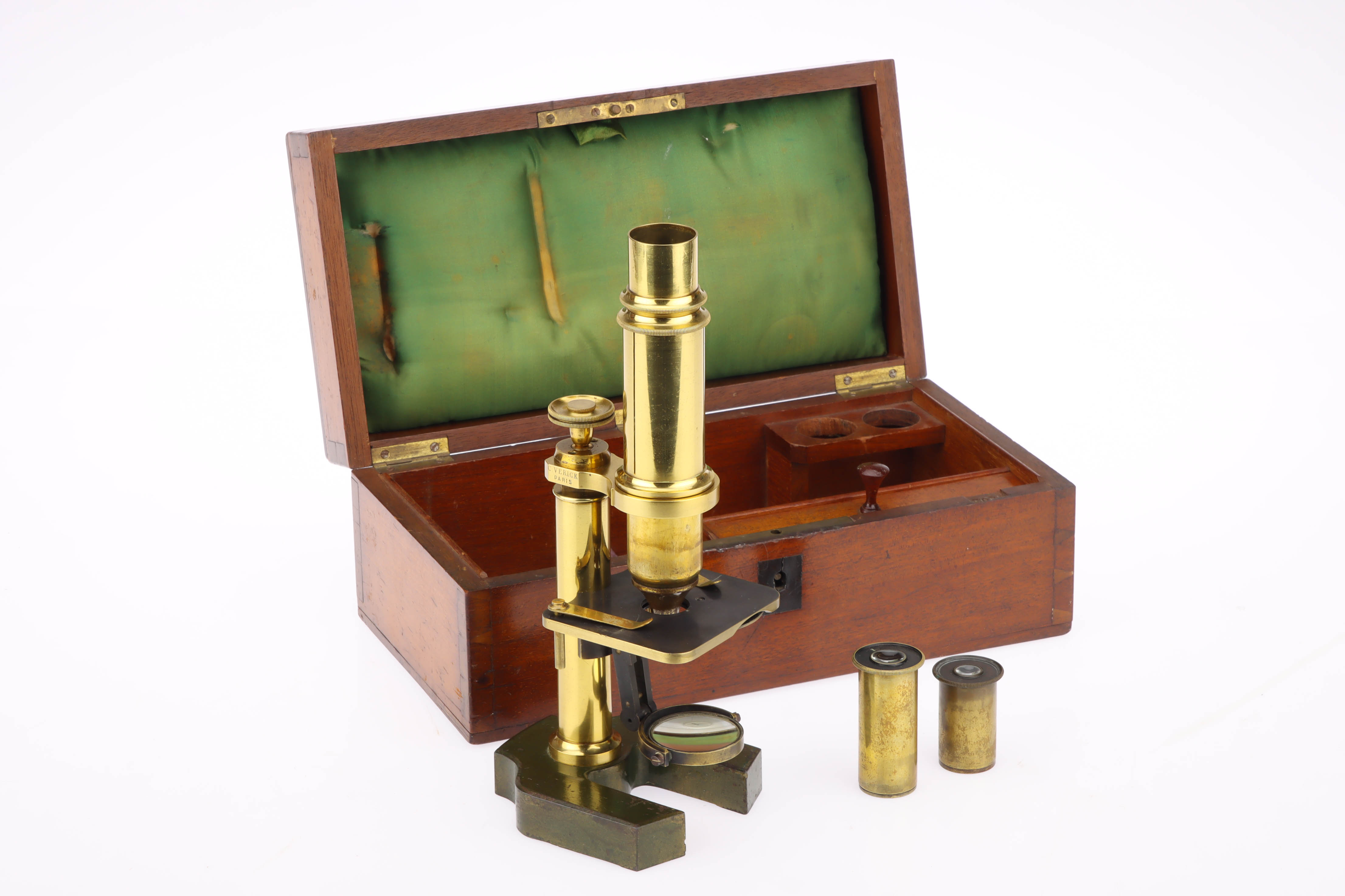 Lot 422 - A French Microscope By Verick,