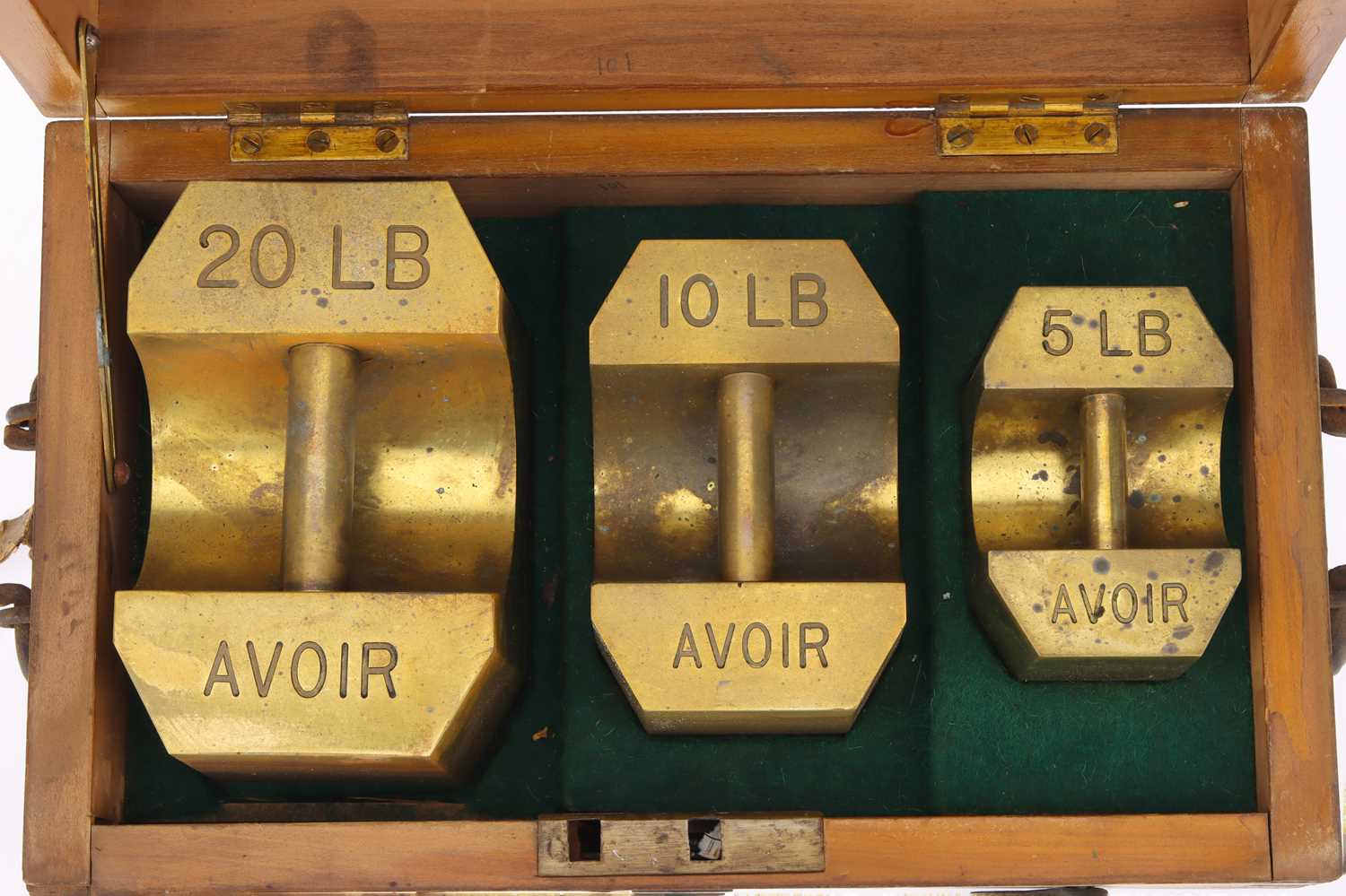 Lot 414 - Standard Set of Customs Inspectors Octagonal