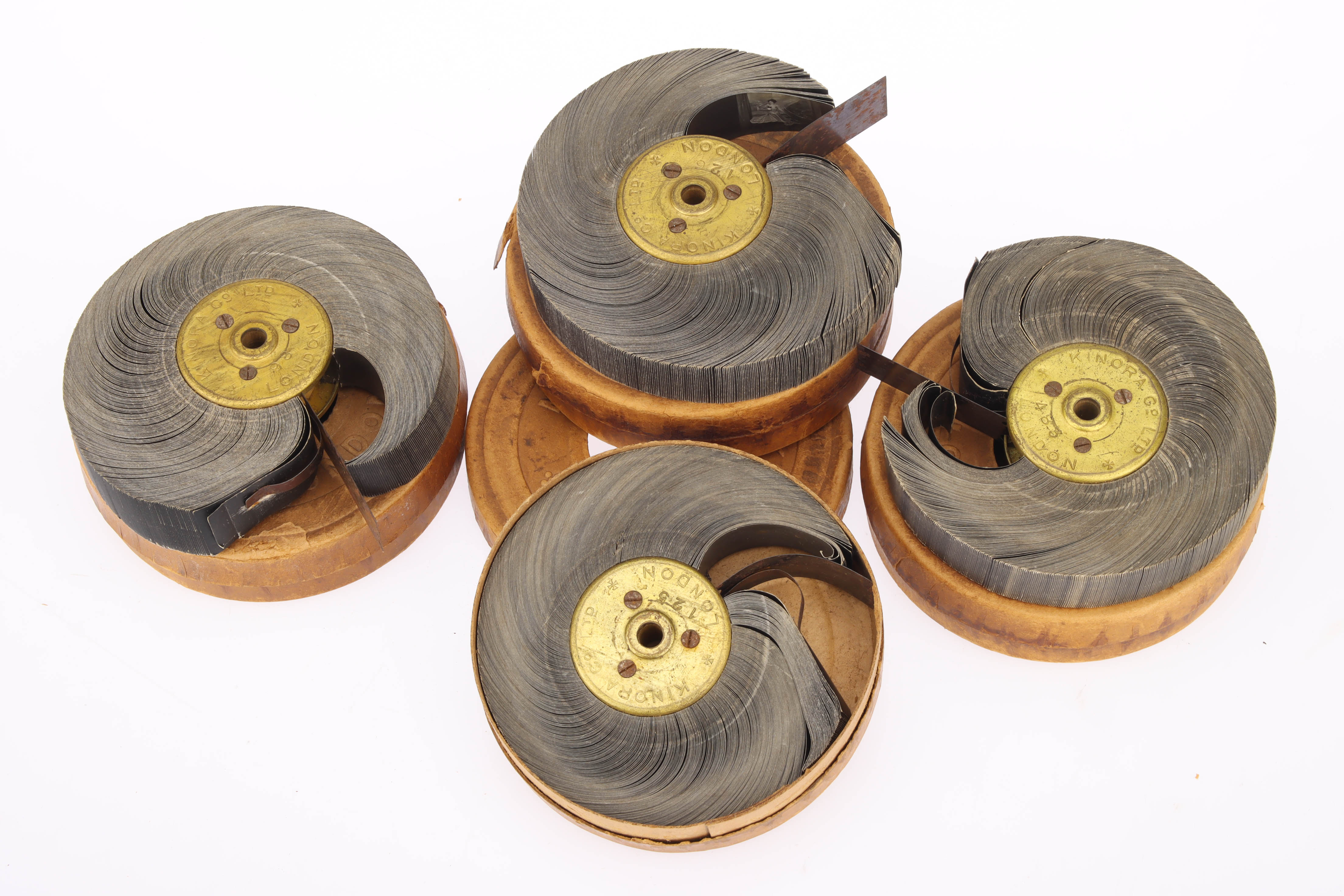 Lot 373 - Collection of 4 Kinora Viewer Film Reels,