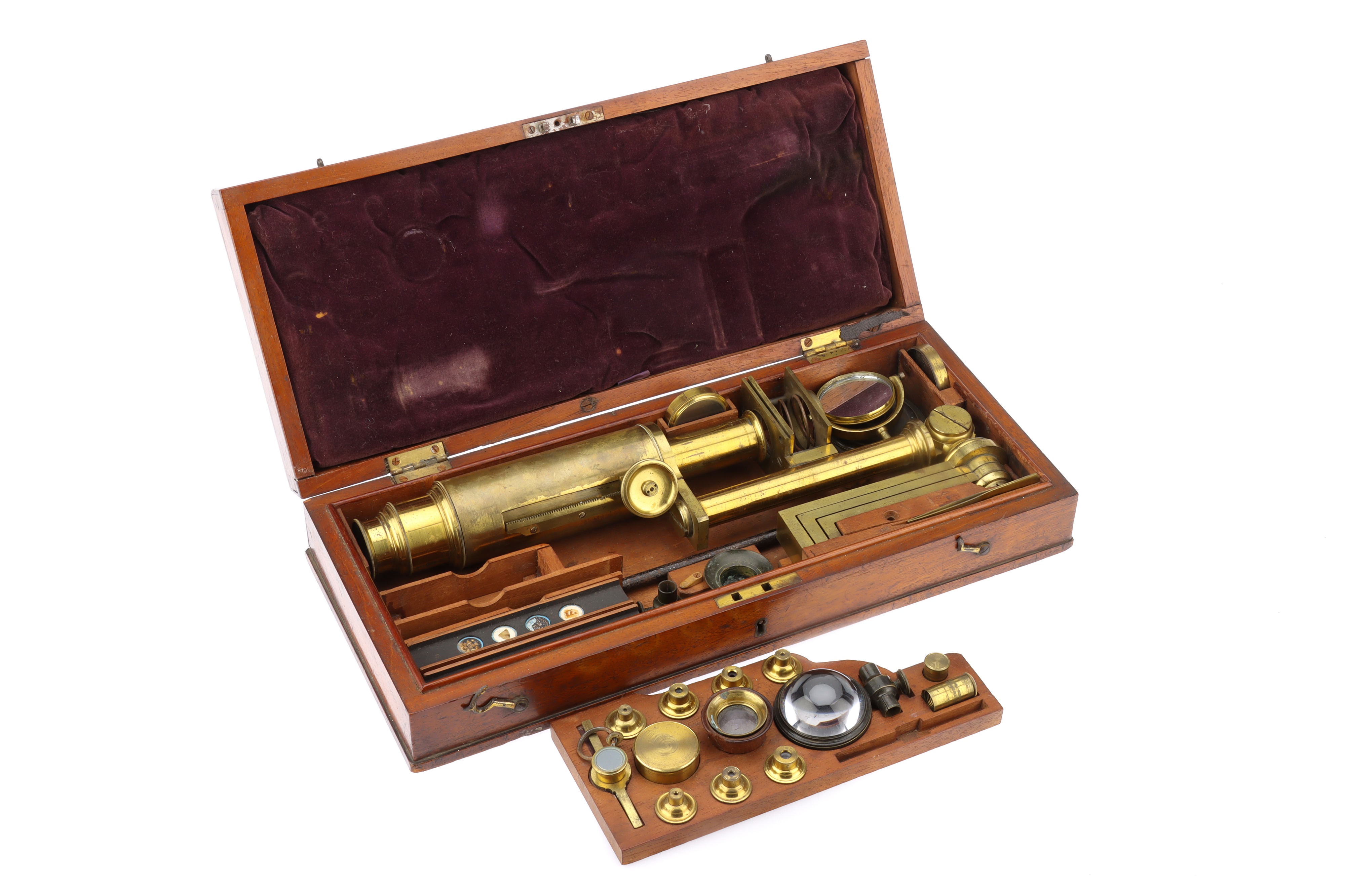 Lot 7 - A Carpenter Compound Monocular Microscope,