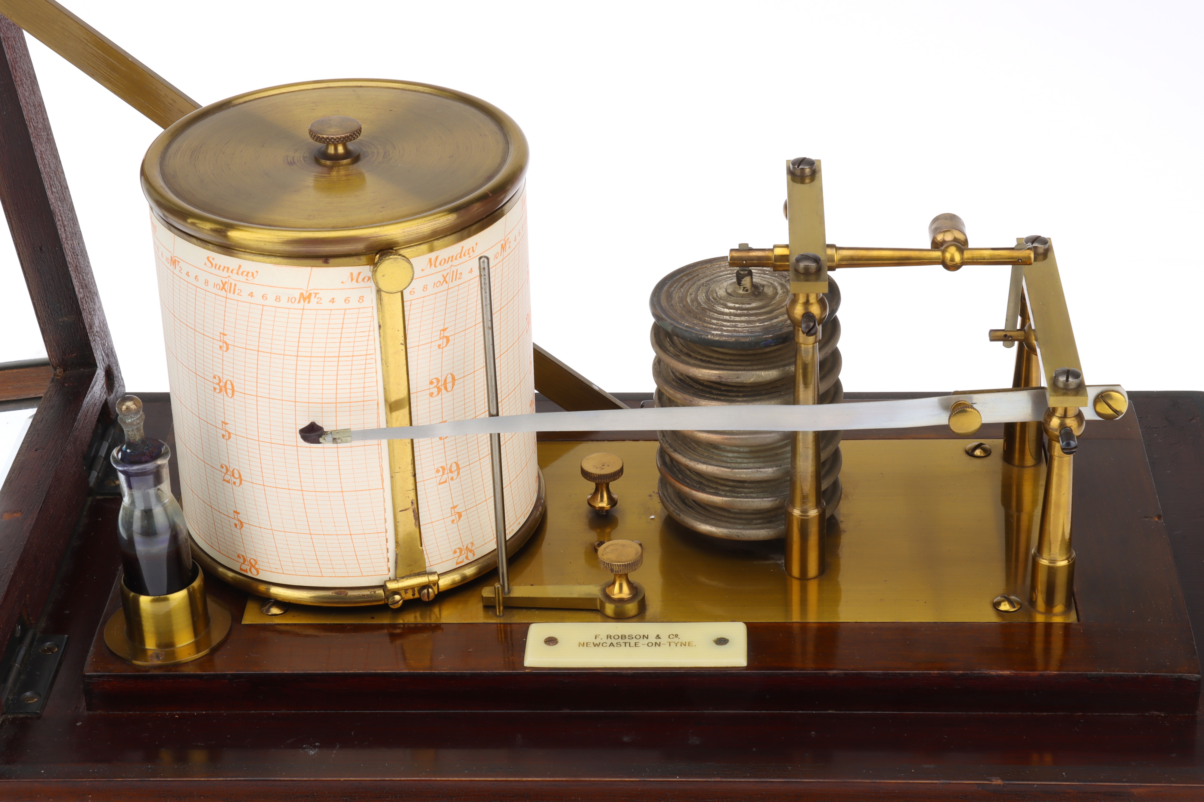 Lot 45 - Late Victorian Barograph,