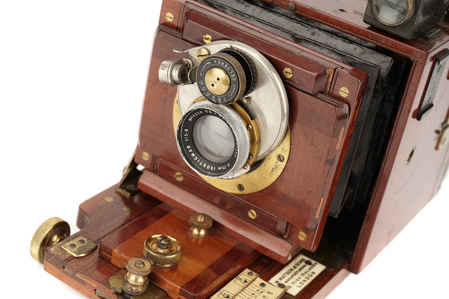Lot 447 - A W. Watson & Sons Alpha Hand & Stand Camera,