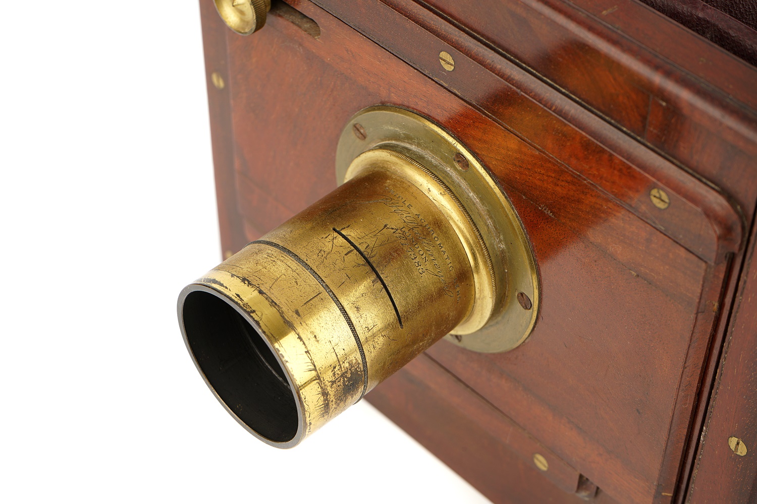 Lot 449 - A W. Watson & Sons Half Plate Mahogany