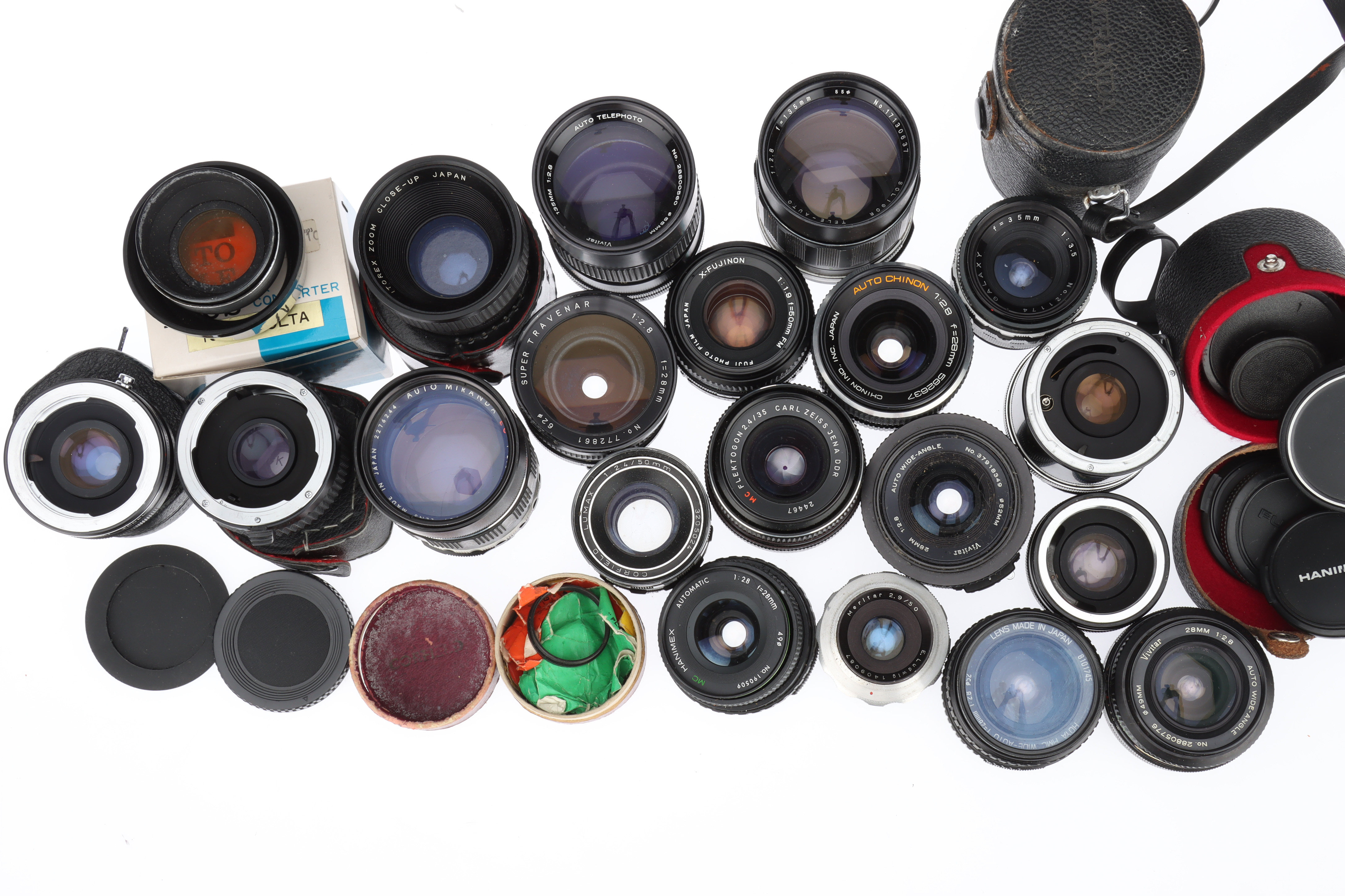 Lot 378 - A Good Selection of Camera Lenses,