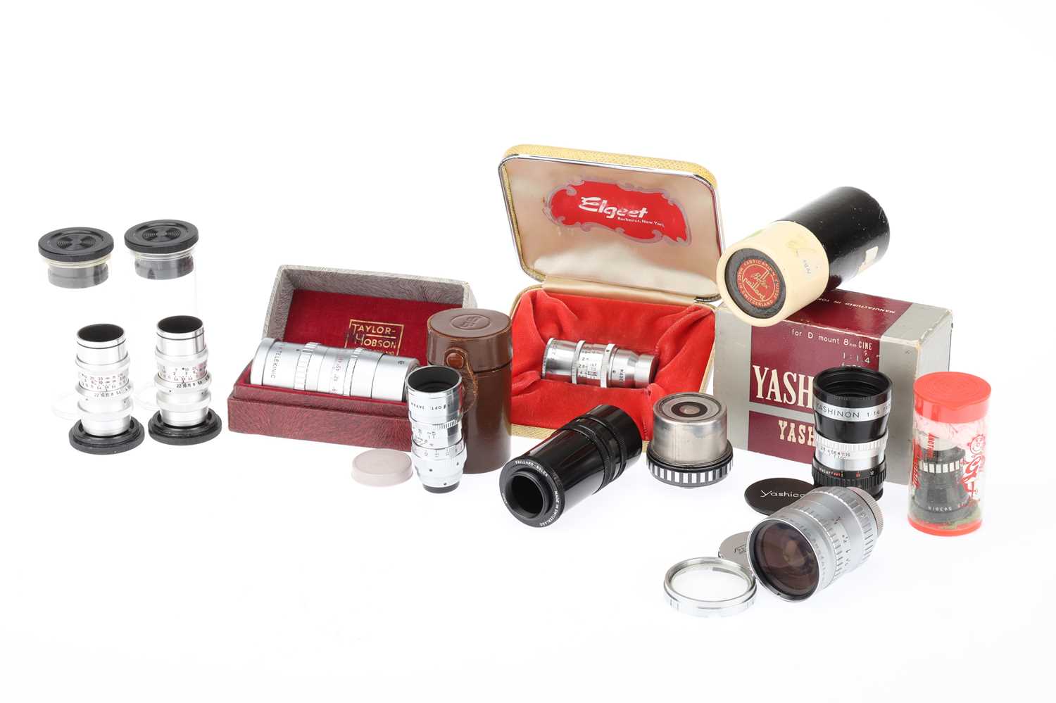 Lot 649 - A Range of Motion Picture Camera Lenses,